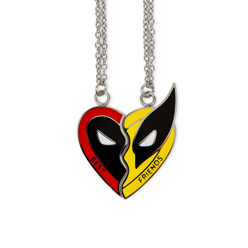 Marvel Deadpool and Wolverine BFF Necklace Set | Free Shipping