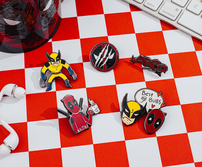Marvel Deadpool & Wolverine Exclusive Pin Set | Free Shipping