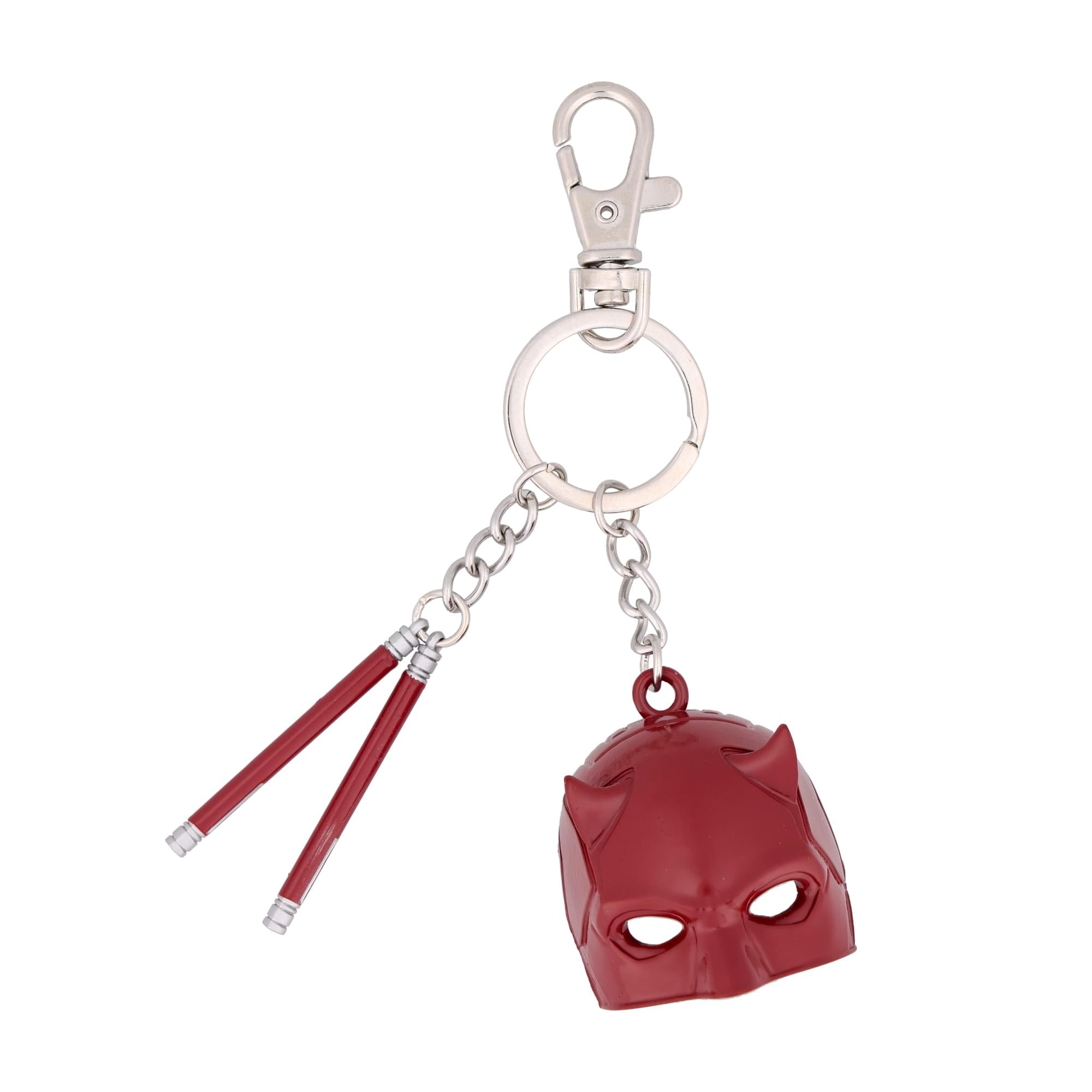 Marvel Daredevil Mask and Billy Clubs 3D Keychain | Free Shipping