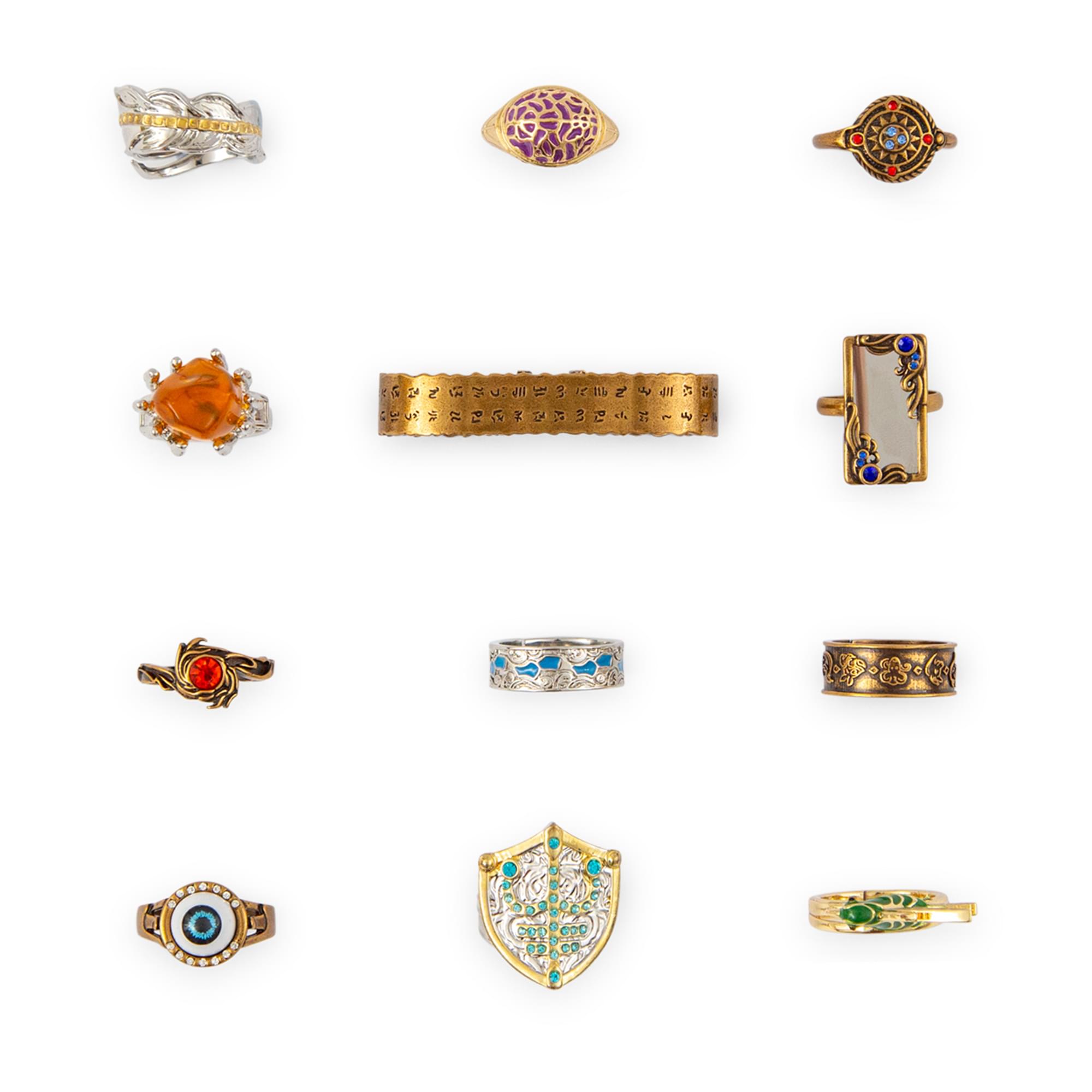 D&D Honor Among Thieves Brass Ring Set of 12 | Free Shipping