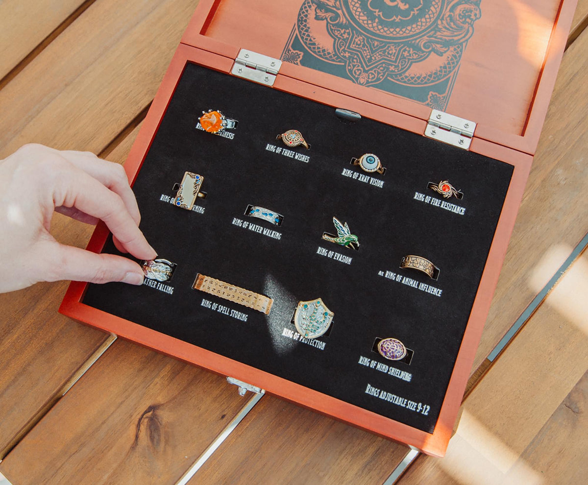 D&D Honor Among Thieves Brass Ring Set of 12 | Free Shipping