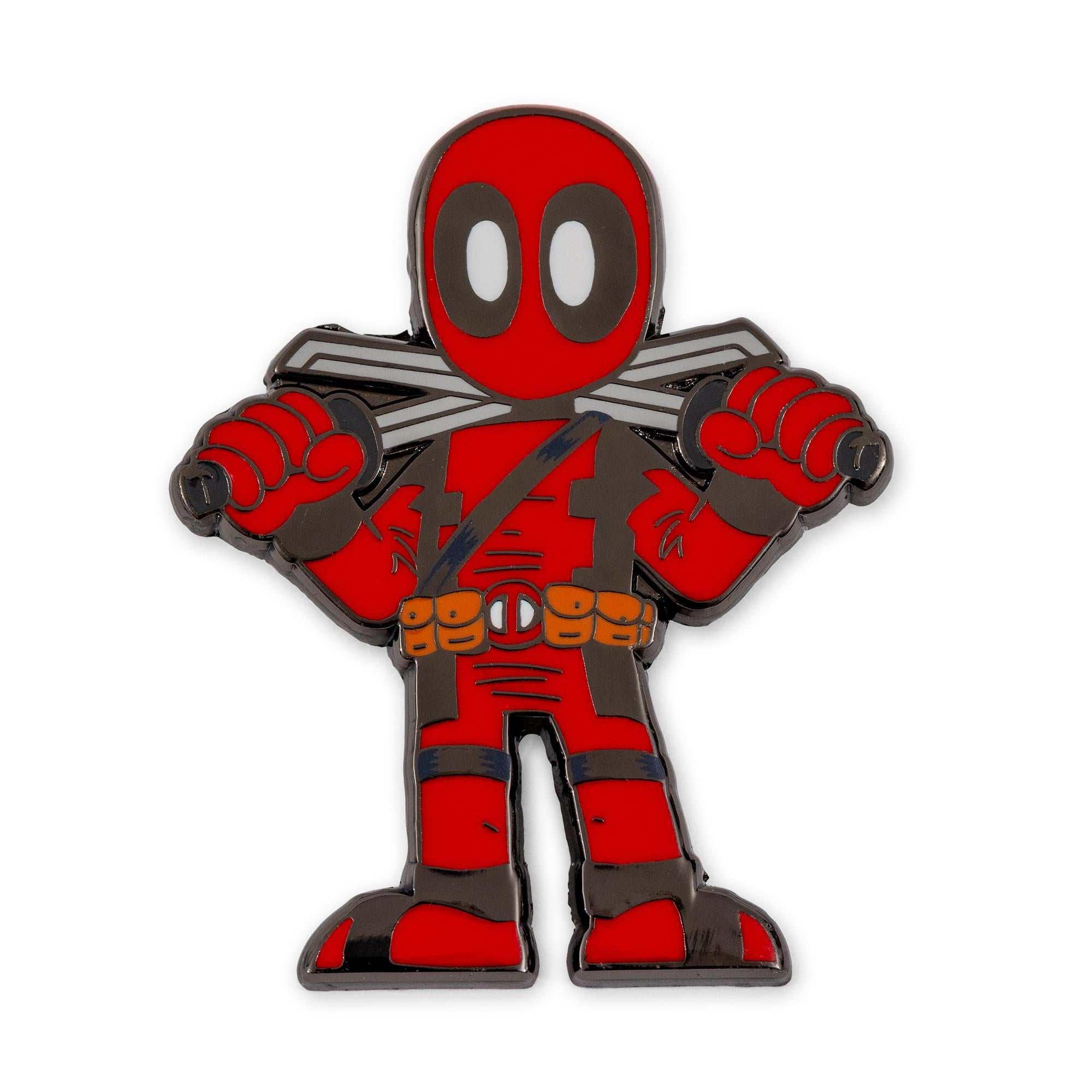Marvel Deadpool With Swords Enamel Pin | Free Shipping