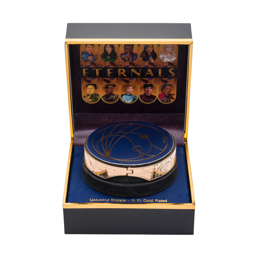 Marvel Eternals Uni-Mind Hinged 24KT Gold Bracelet | Free Shipping