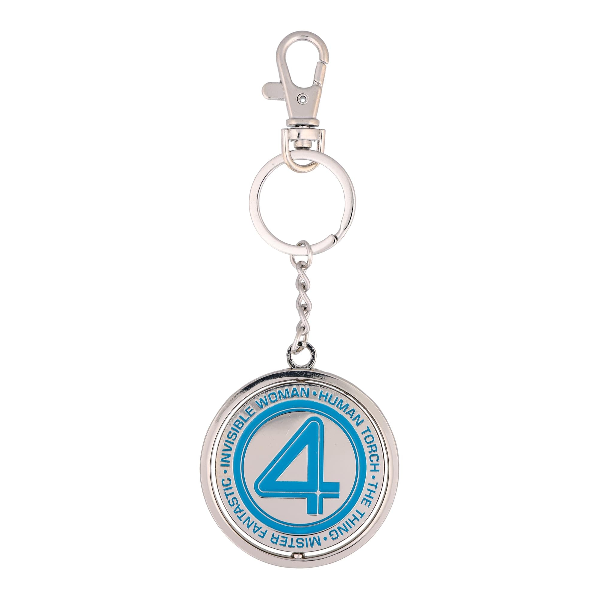 Marvel Fantastic Four Spinning Enamel Keychain | Free Shipping