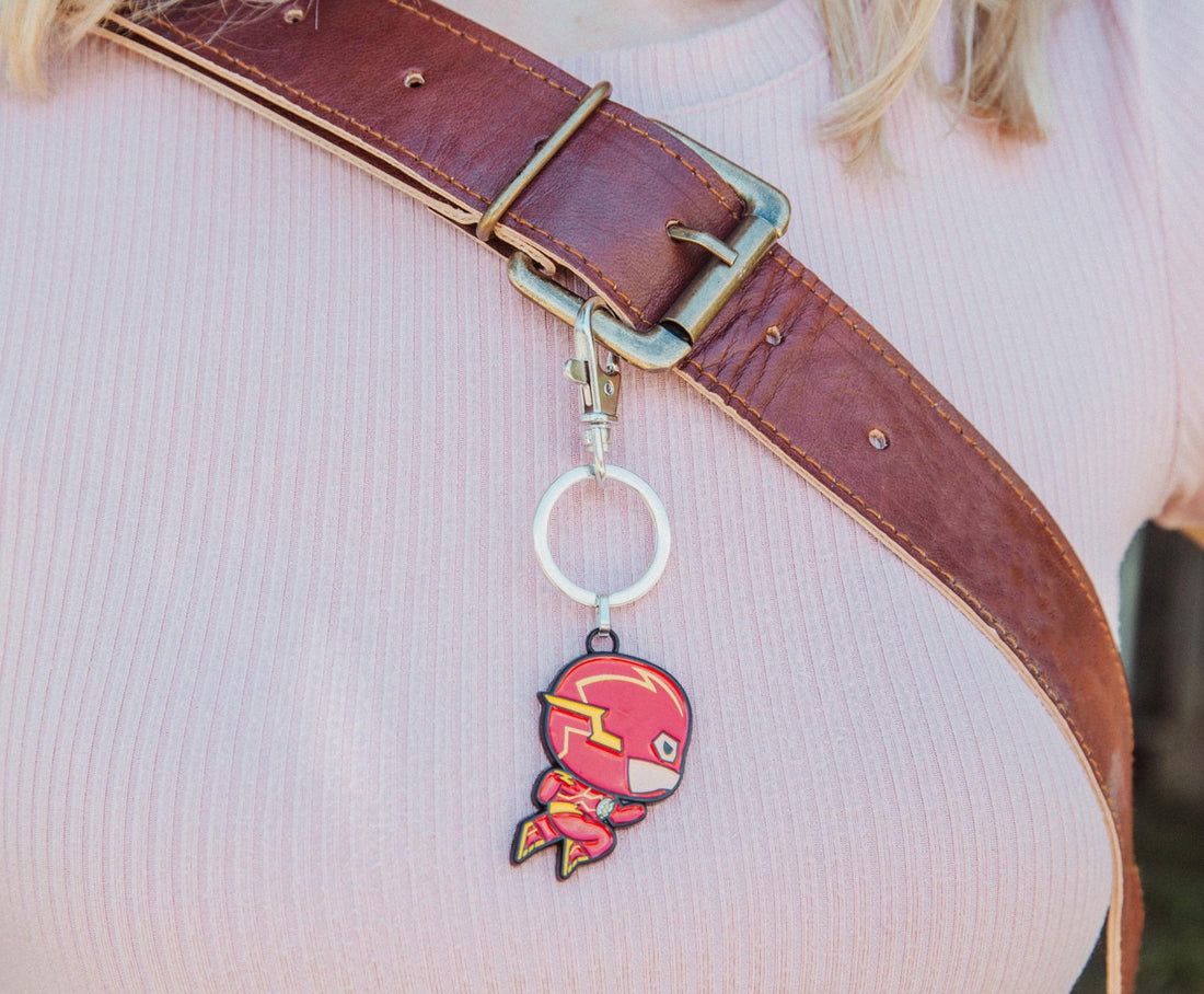 DC Chibi The Flash Metal Keychain | Free Shipping