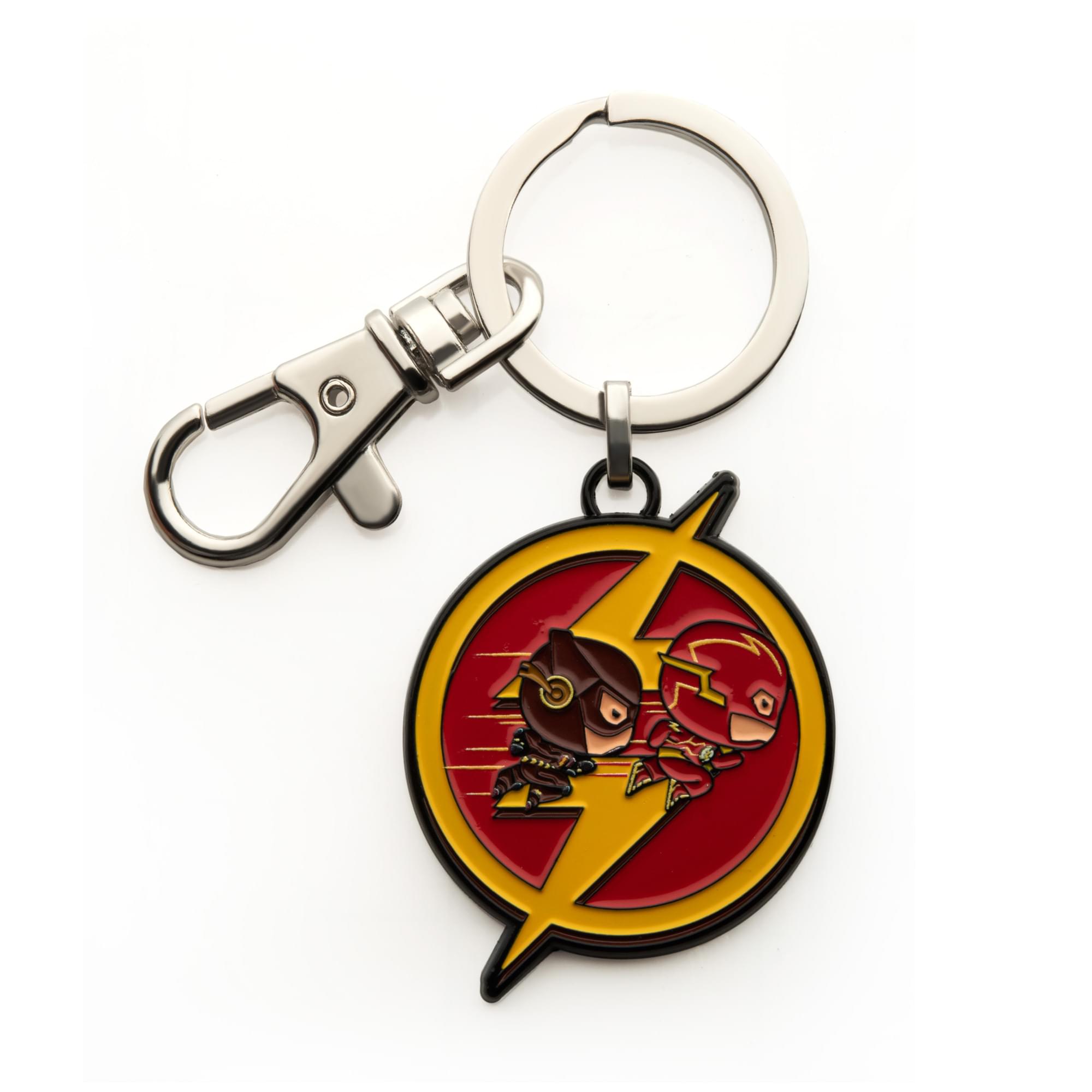 DC Comics The Flash 2 Flashes Chibi Keychain | Free Shipping