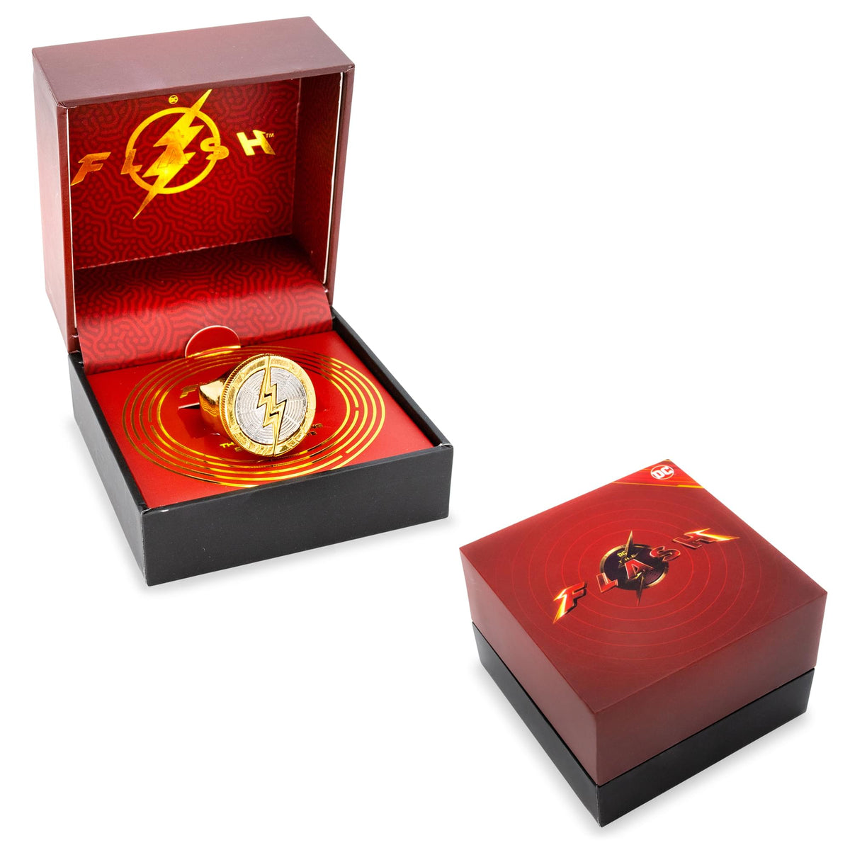The Flash Movie 24kt Gold Slide Open Replica Ring | Free Shipping