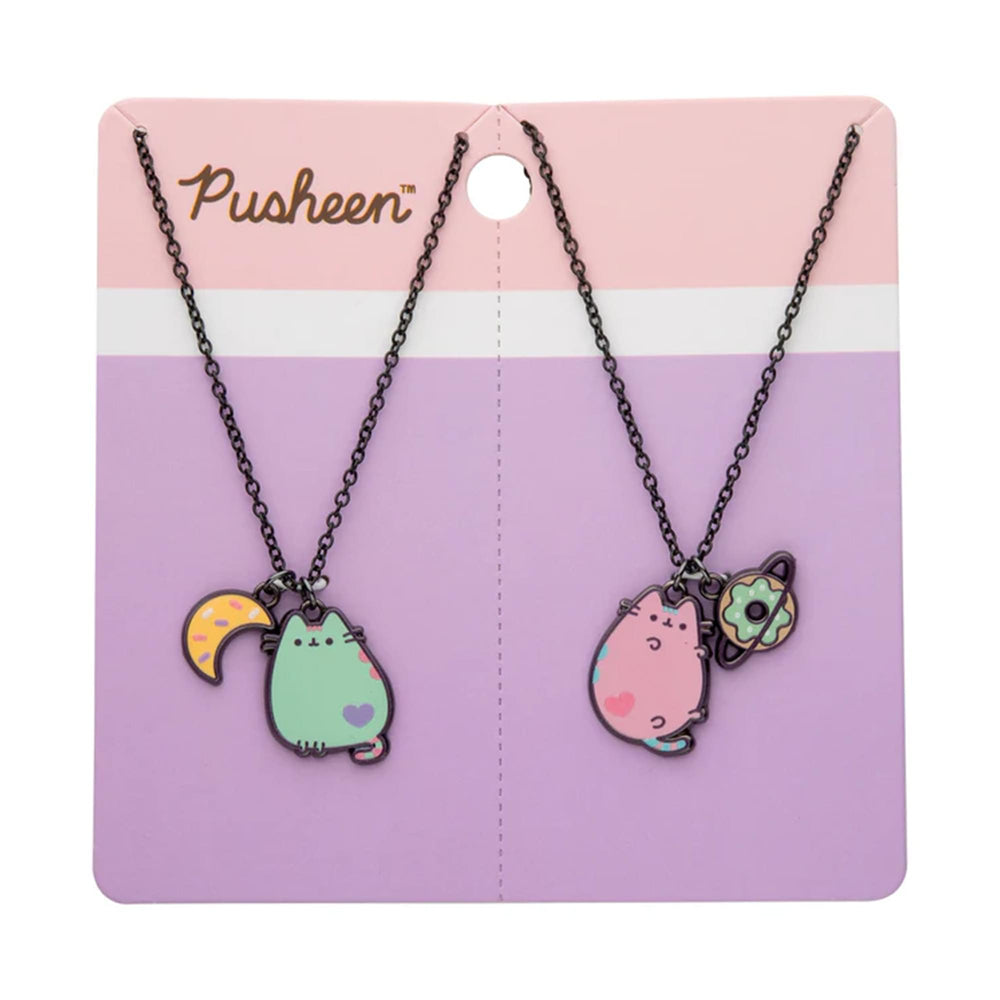 Pusheen Space 2-Piece Necklace Set | Free Shipping