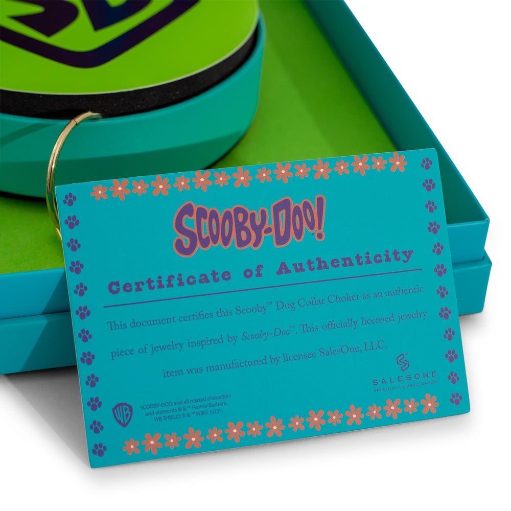 Scooby Doo Blue Replica Collar 2cm Thick | 12-20" Adjustable | Free Sh