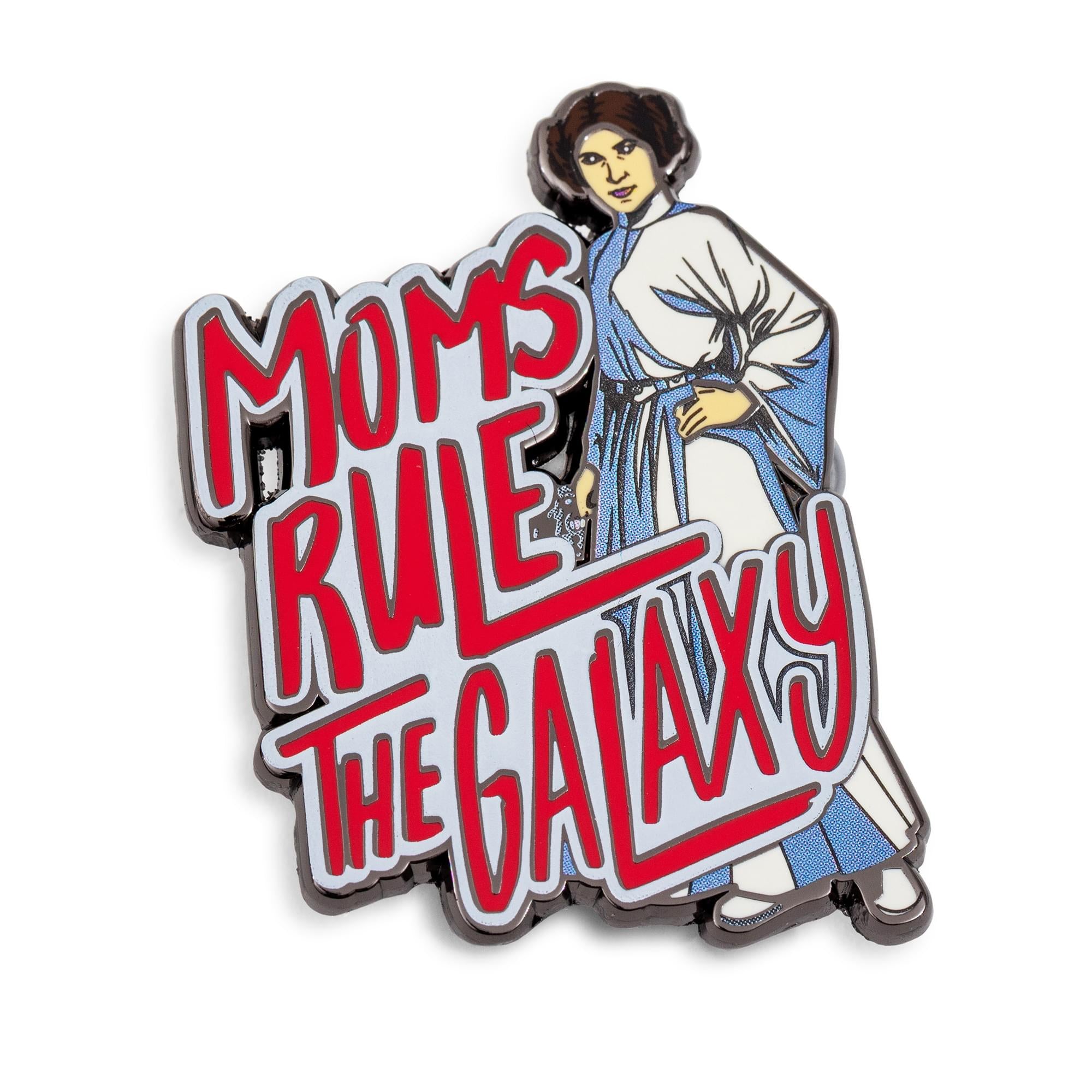 Star Wars Princess Leia "Moms Rule" Enamel Pin | Free Shipping