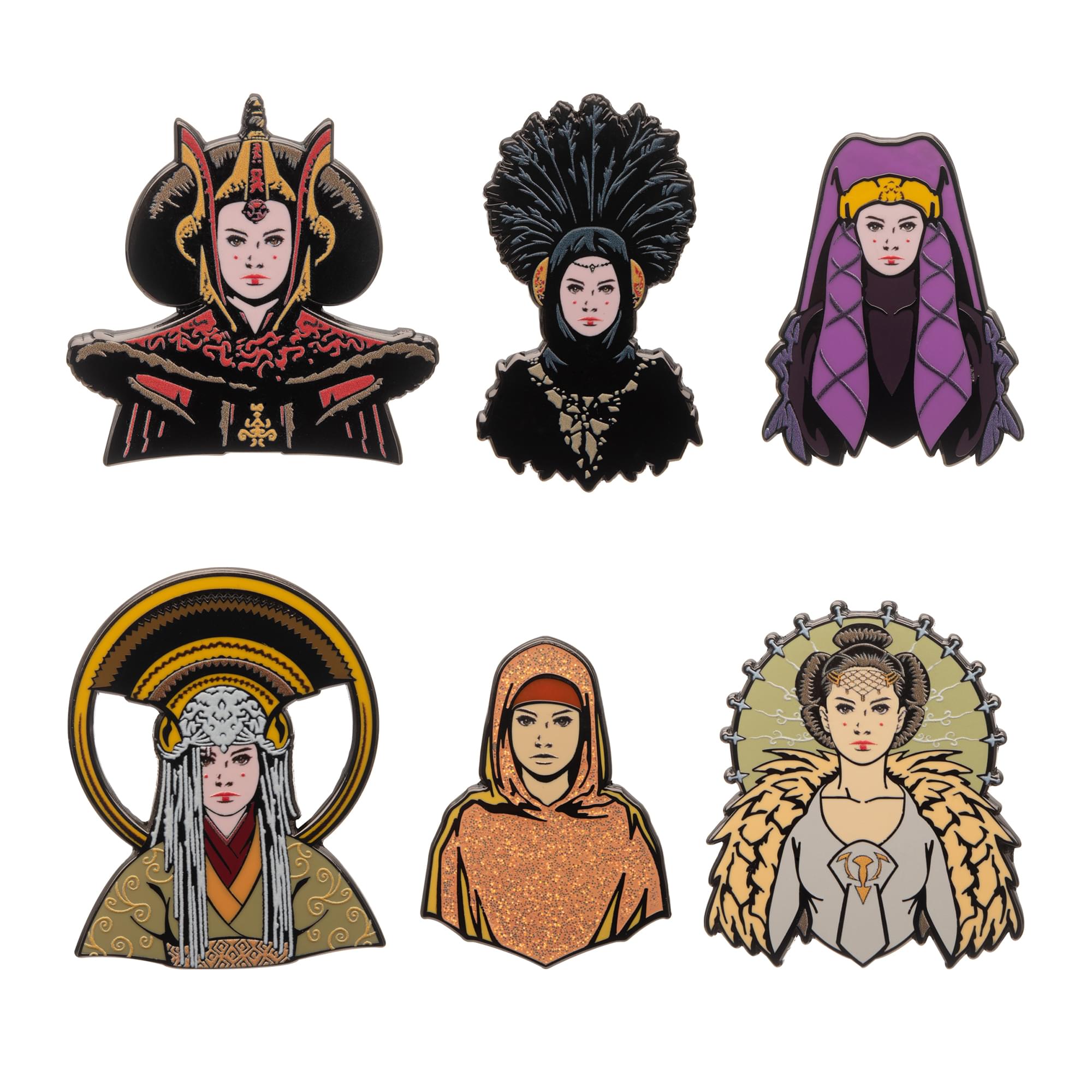 Star Wars Princess Amidala Exclusive Pin Set | Free Shipping