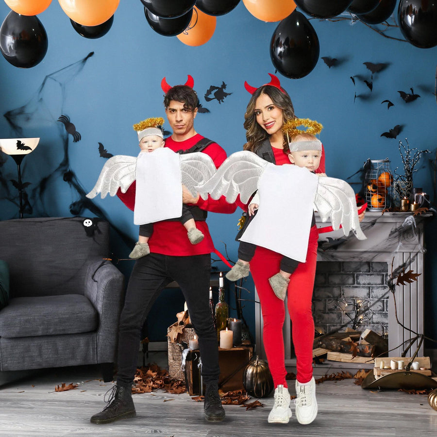 Angel & Devil Baby & Me Costume | Free Shipping