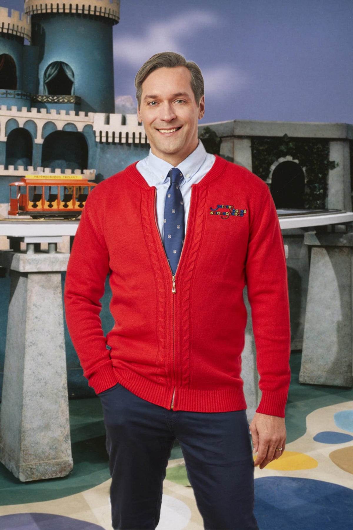 Officially Licensed Mister Rogers Collectible Sweater Adult | Free Shi