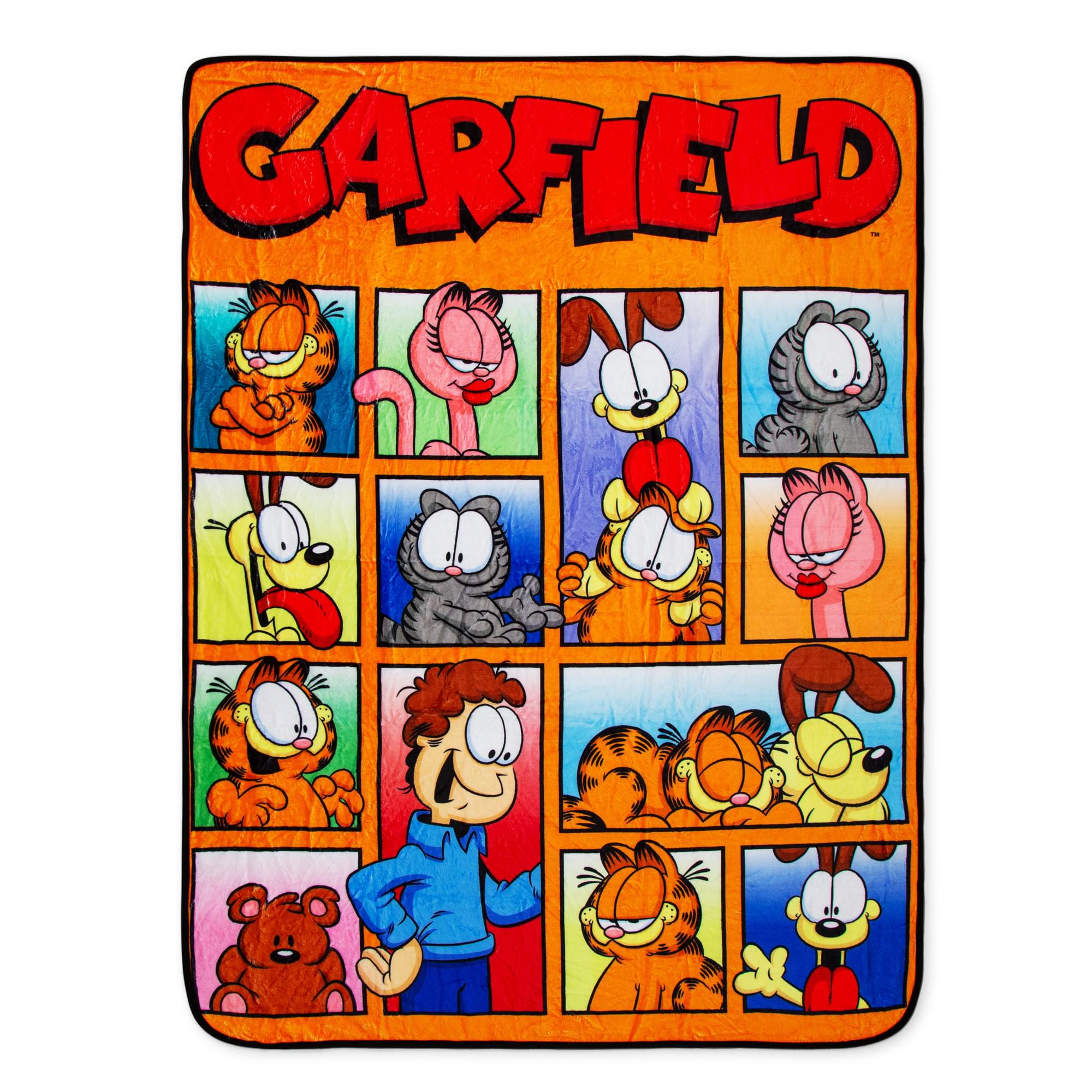 Garfield Characters 45 x 60 Inch Throw Blanket | Free Shipping