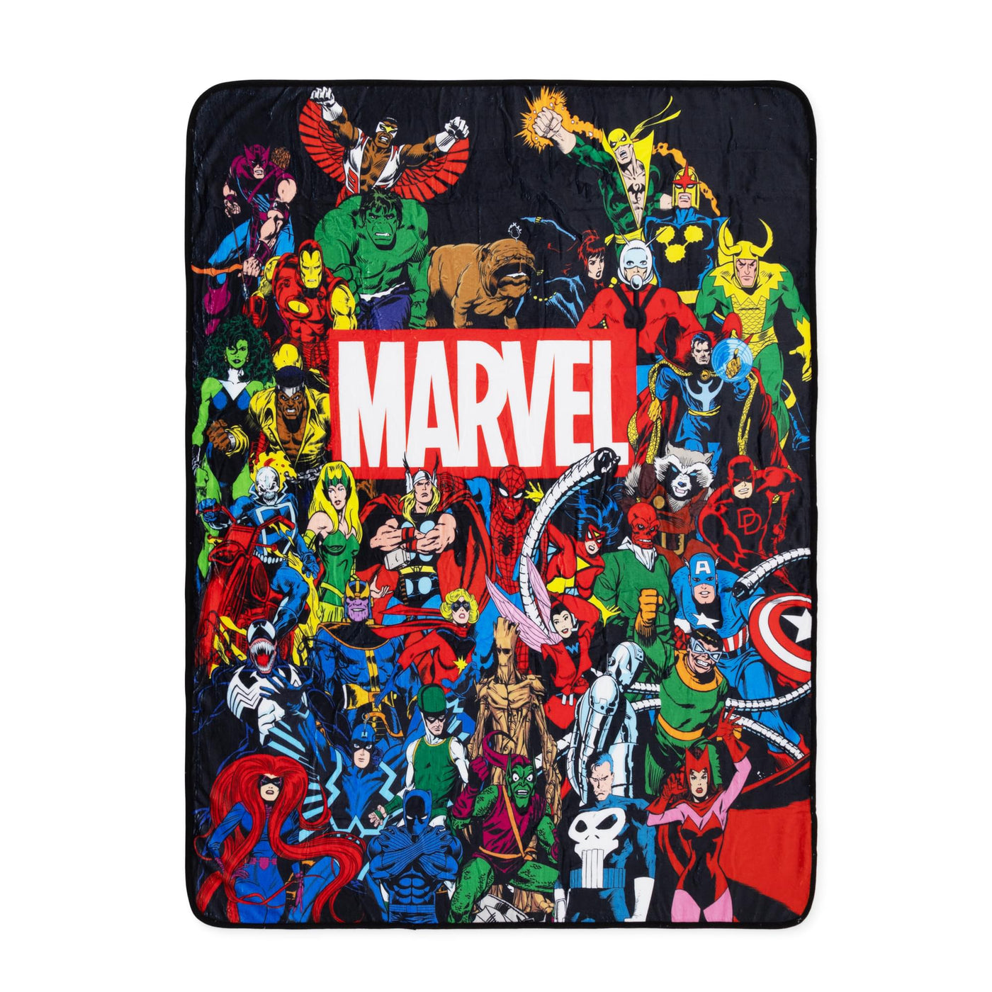 Marvel Classic Characters 45 x 60 Inch Blanket | Free Shipping