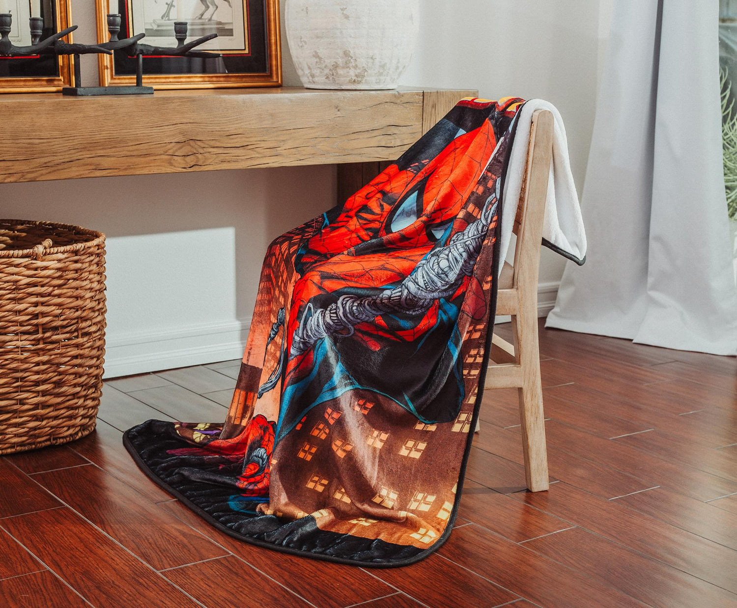 Marvel Spider-Man 45 x 60 Inch Throw Blanket | Free Shipping