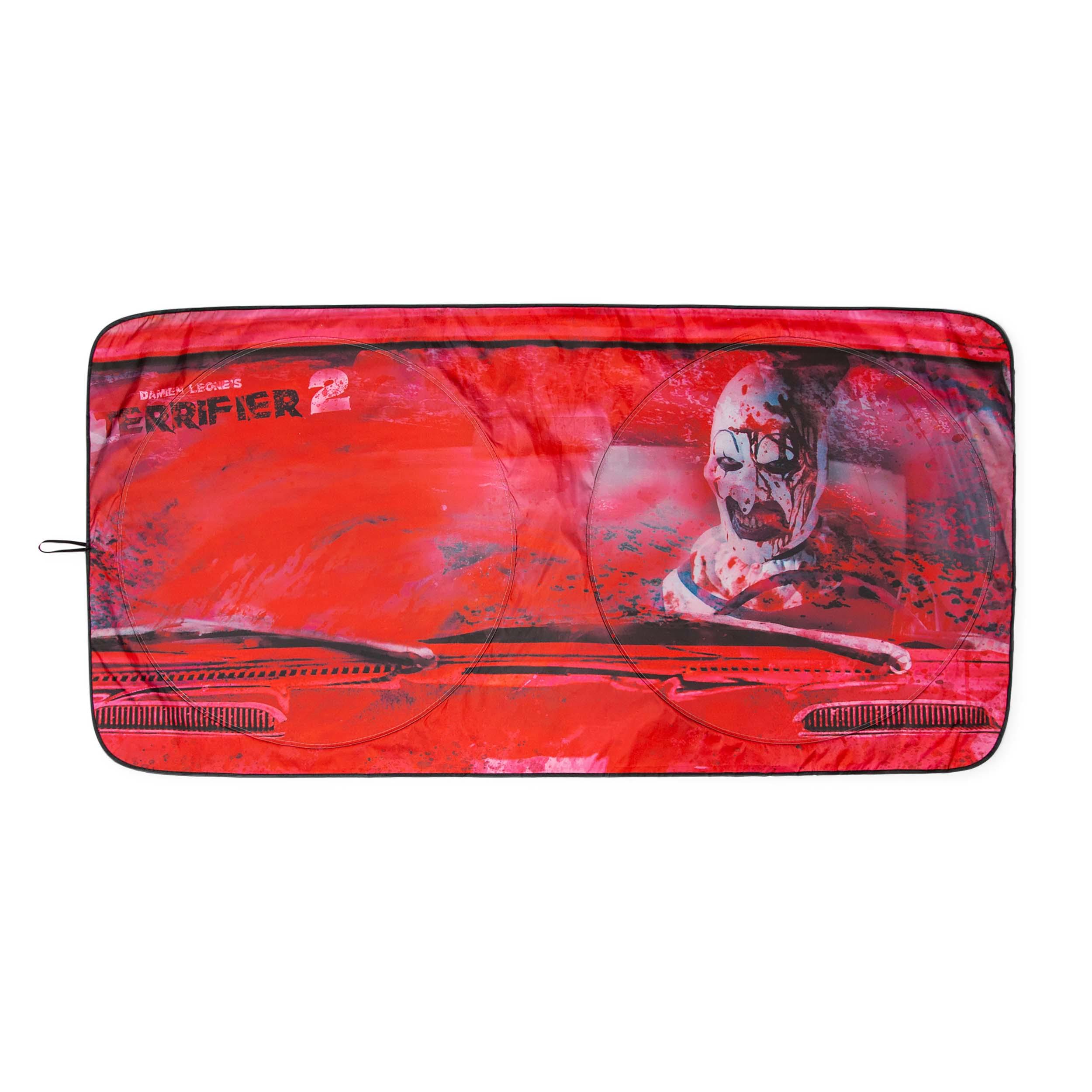 Terrifier 64 x 32 Inch Car Sunshade | Free Shipping