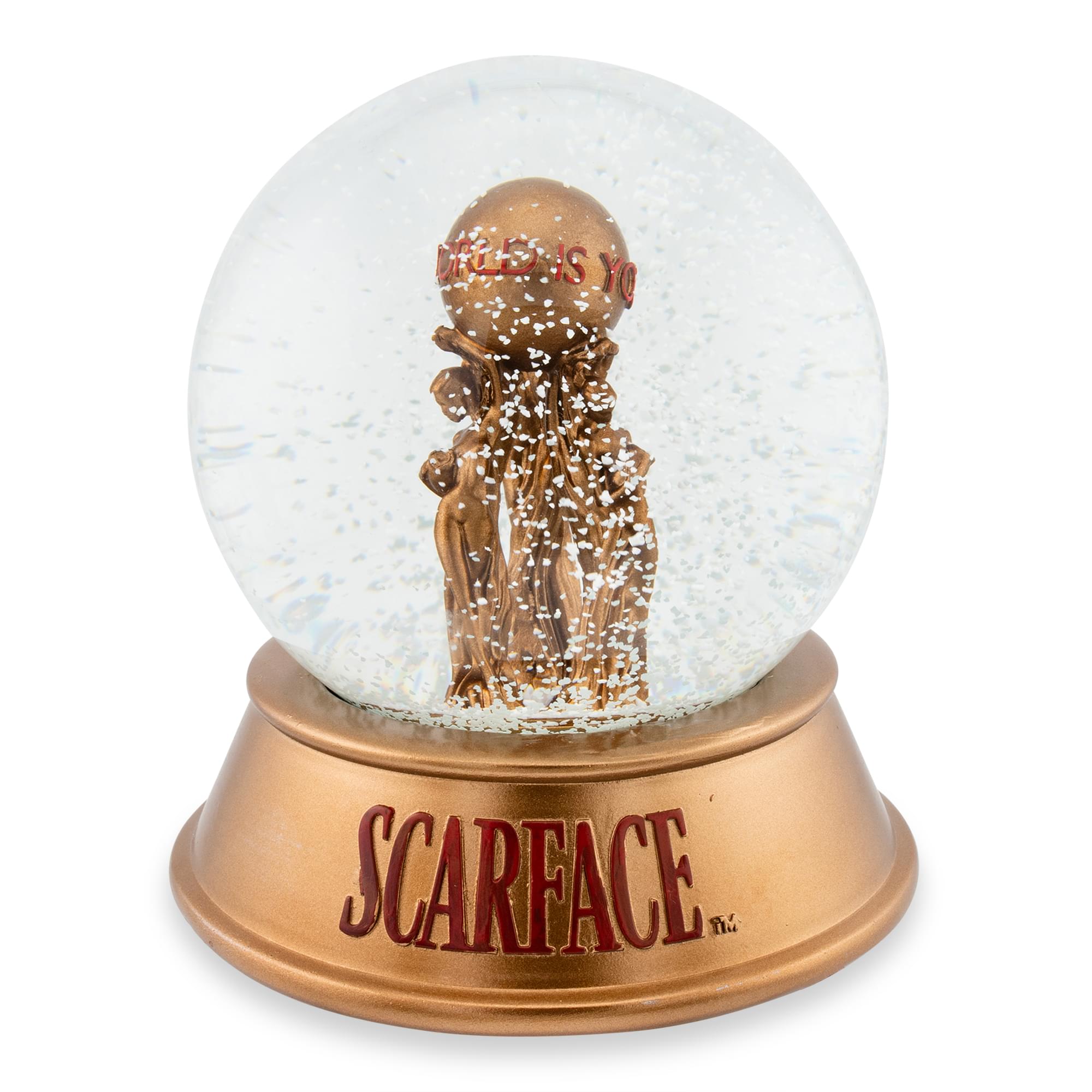 Scarface The World Is Yours 6 Inch Snow Globe | Free Shipping