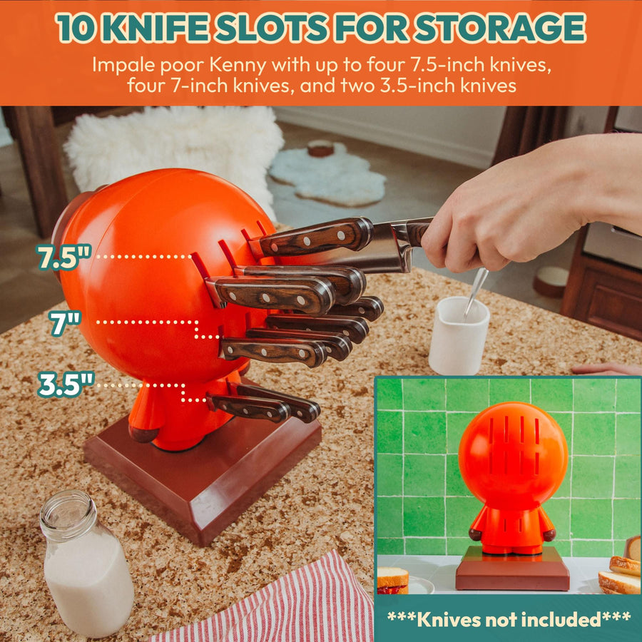 South Park Kenny 10 Slot Plastic Knife Block | Free Shipping