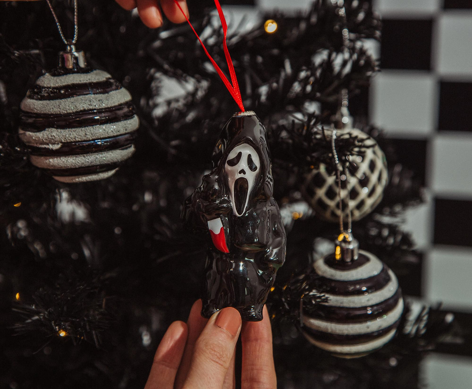 Scream Ghostface 4 Inch Decoupage Ornament | Free Shipping