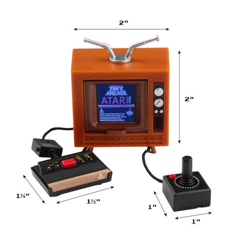 Tiny Arcade Atari 2600 Playable Mini Retro Game | Free Shipping