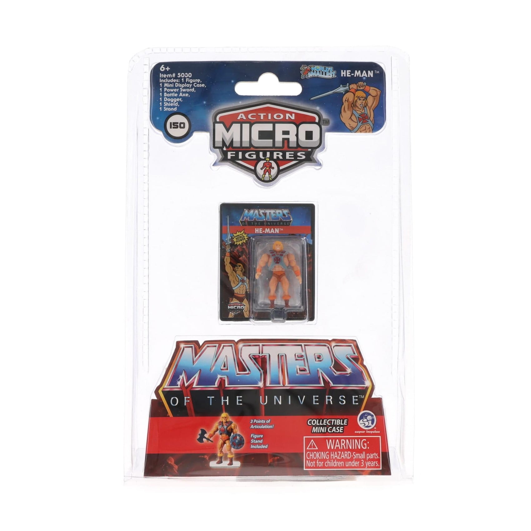 Masters of the Universe World's Smallest Figure | He-Man | Free Shippi