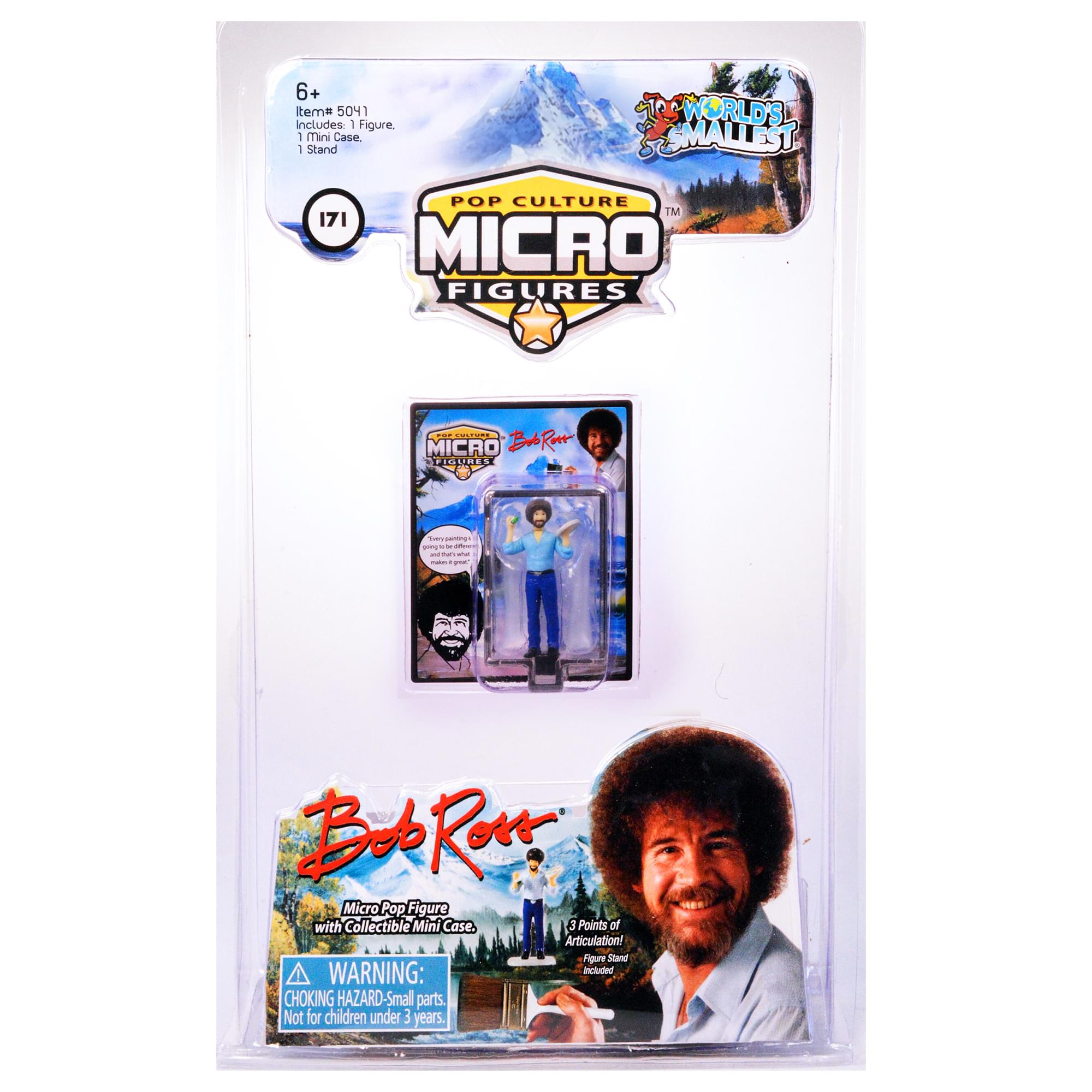 Worlds Smallest Micro Figure | Bob Ross | Free Shipping