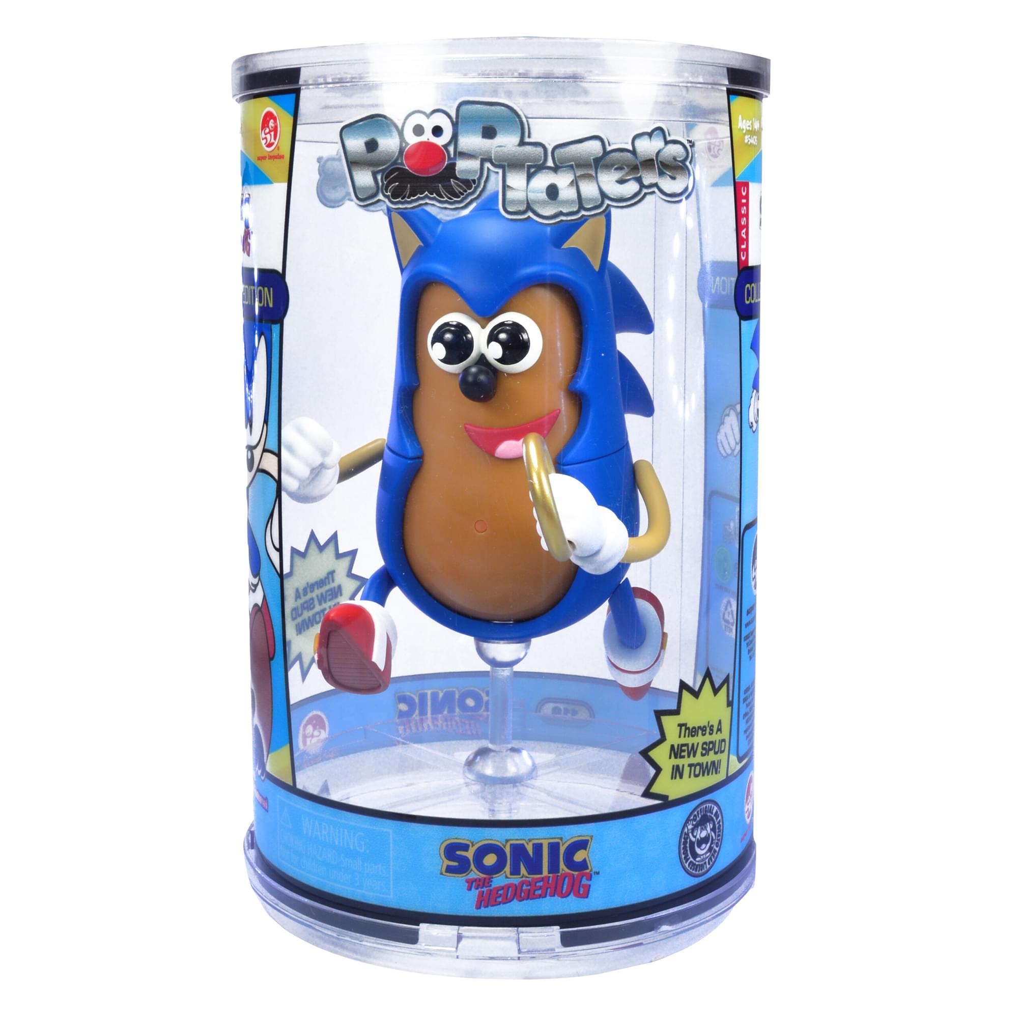 Sonic The Hedgehog 4 Inch Poptater Figure | Sonic | Free Shipping