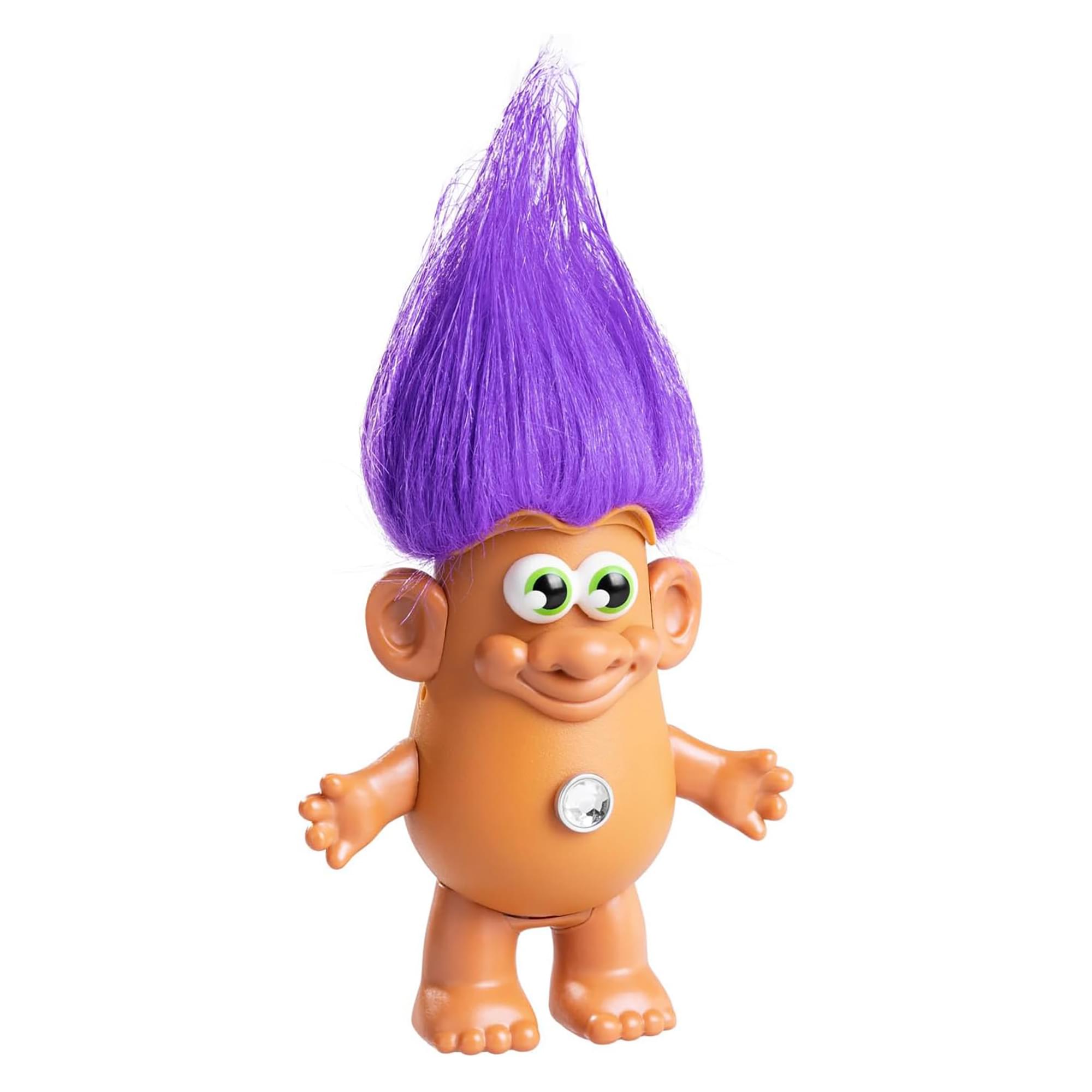 Trolls 4 Inch Poptater | Purple Good Luck Troll | Free Shipping