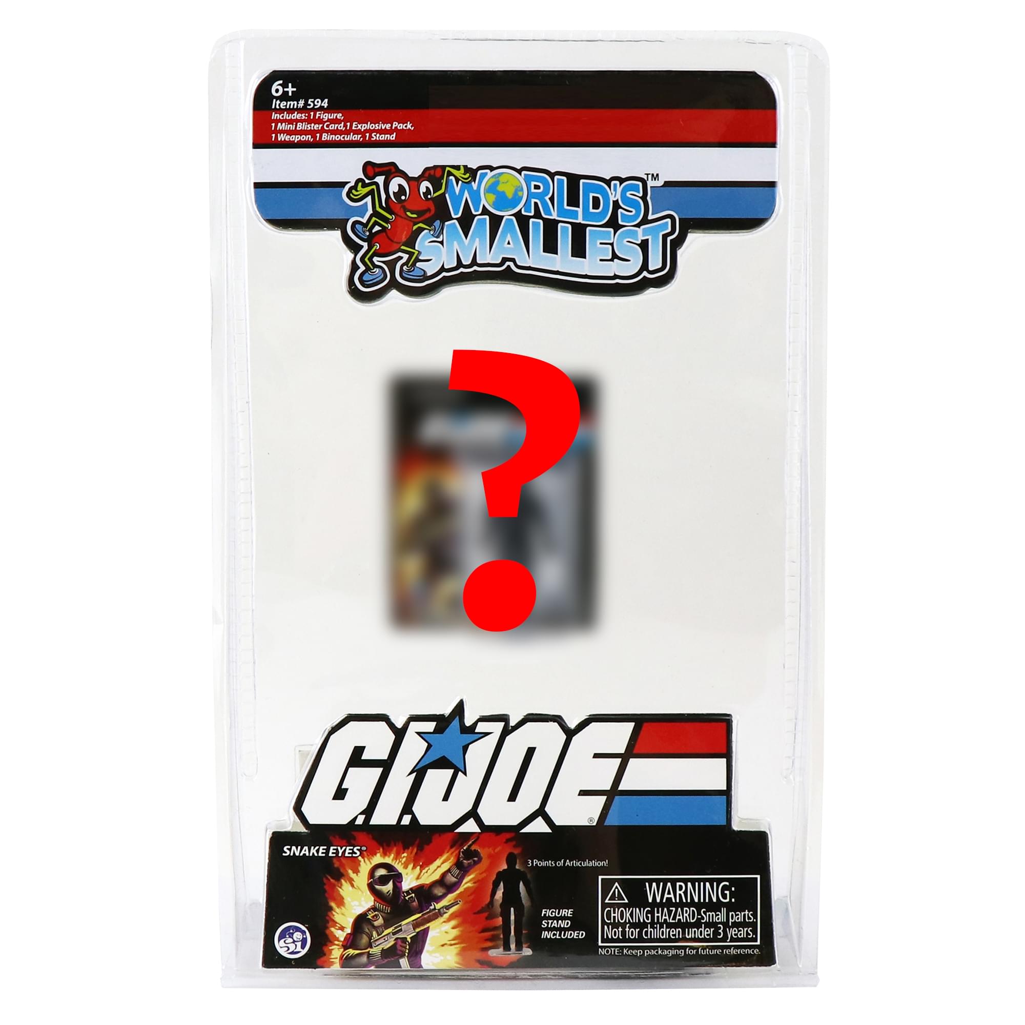 Worlds Smallest GI Joe Micro Figure | One Random | Free Shipping