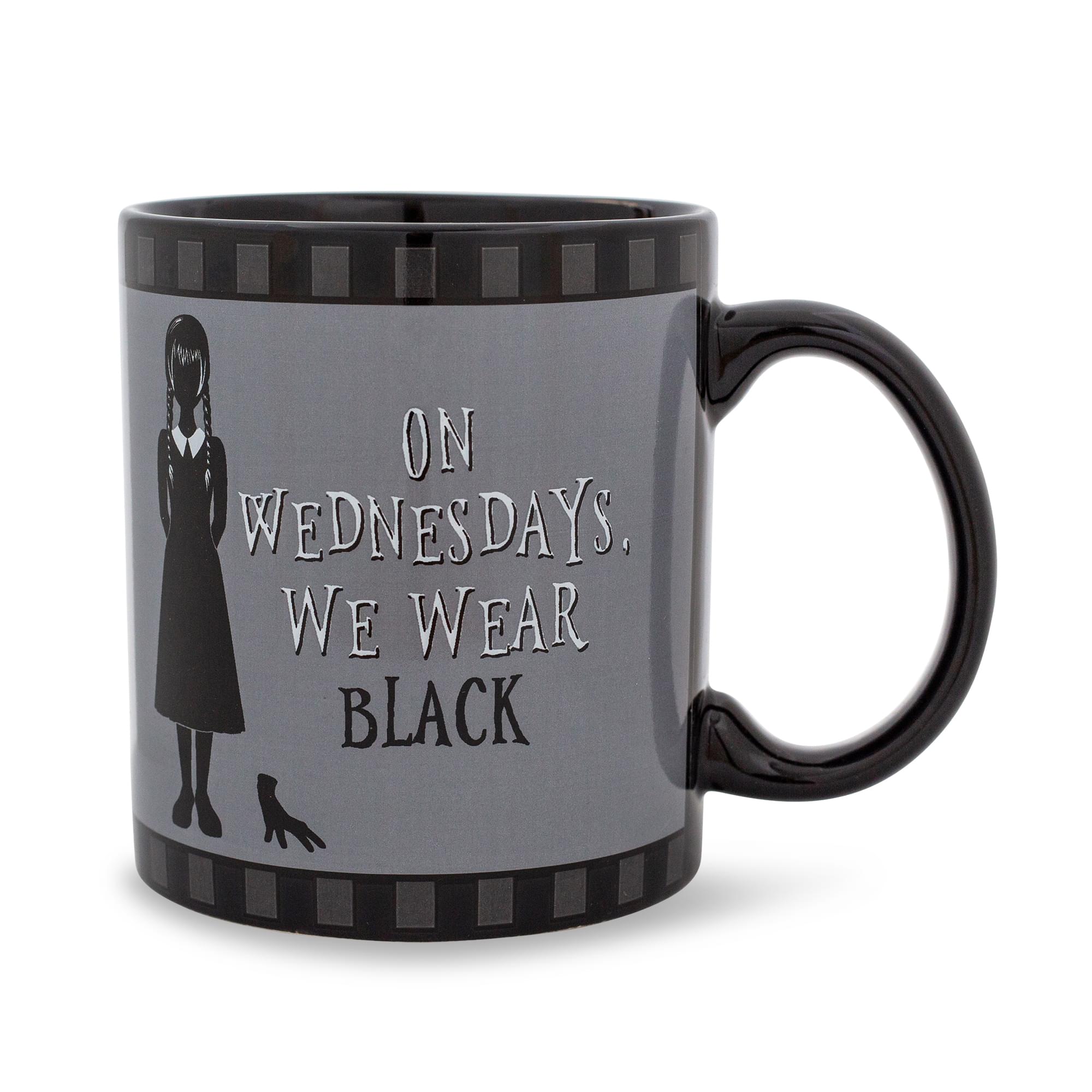 Wednesday Wear Black 20oz Black Ceramic Mug | Free Shipping
