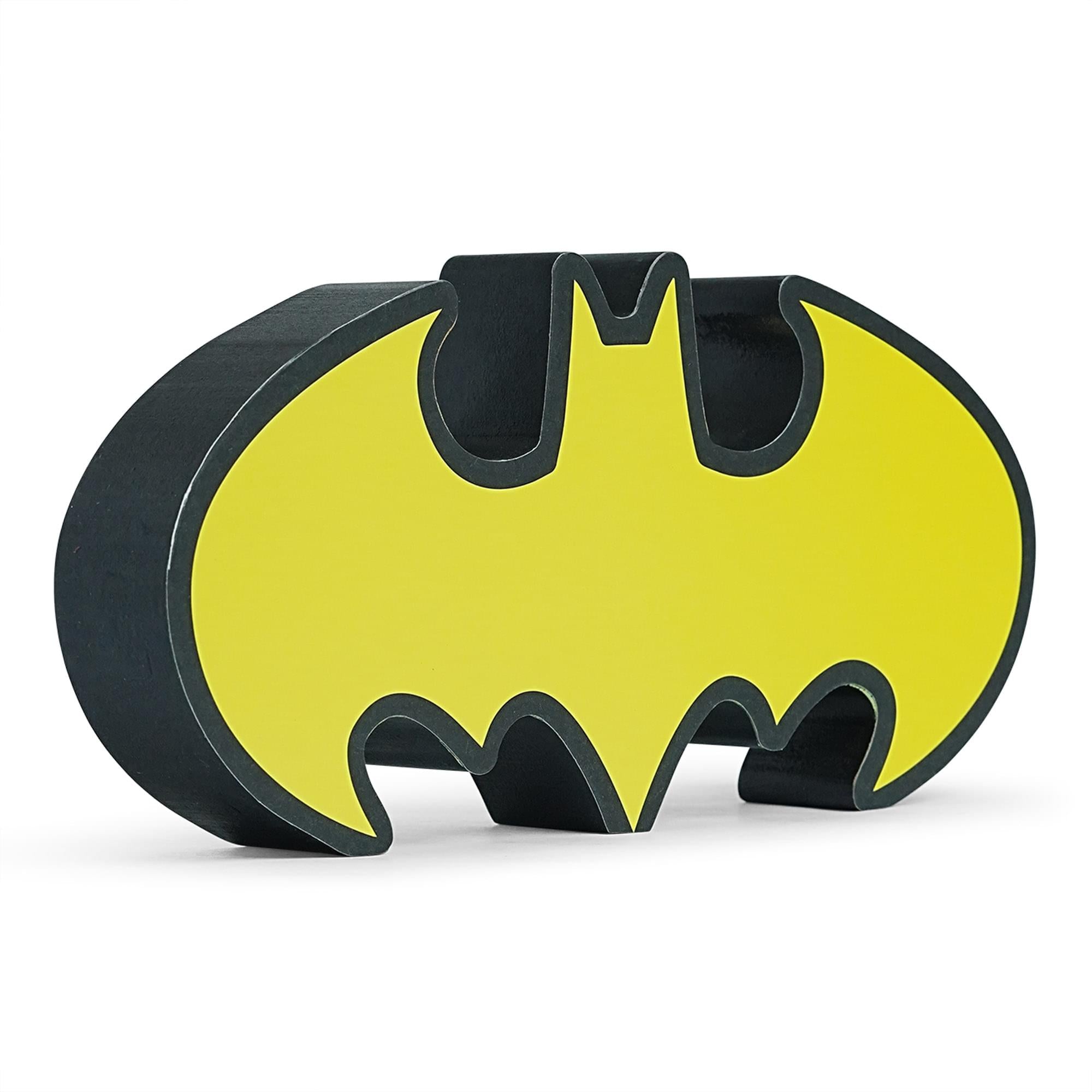 DC Batman Emblem Large Die Cut MDF Box Wall Sign | Free Shipping