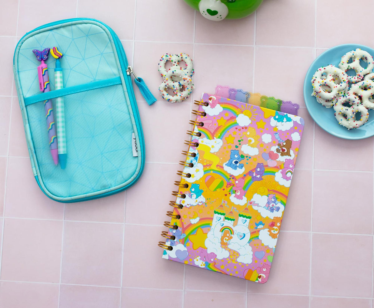 Care Bears 8 x 5 Inch 5-Tab Spiral Notebook | Free Shipping
