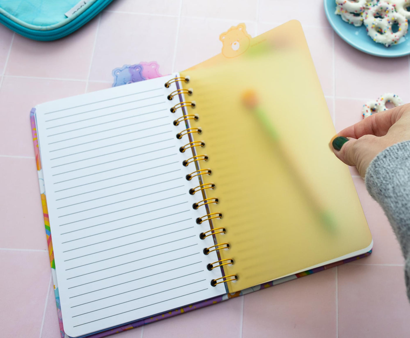 Care Bears 8 x 5 Inch 5-Tab Spiral Notebook | Free Shipping