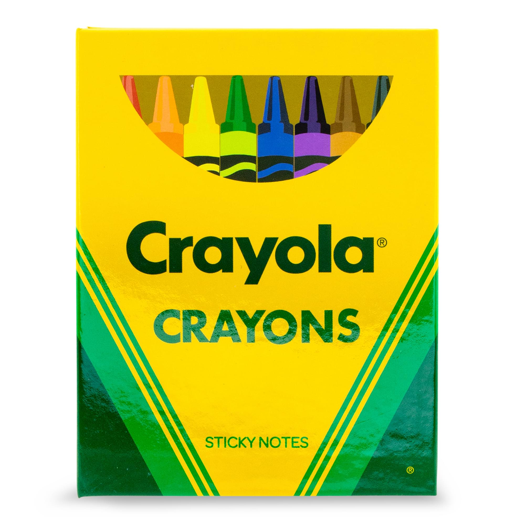 Crayola Crayons Sticky Note and Sticky Tab Box Set | Free Shipping