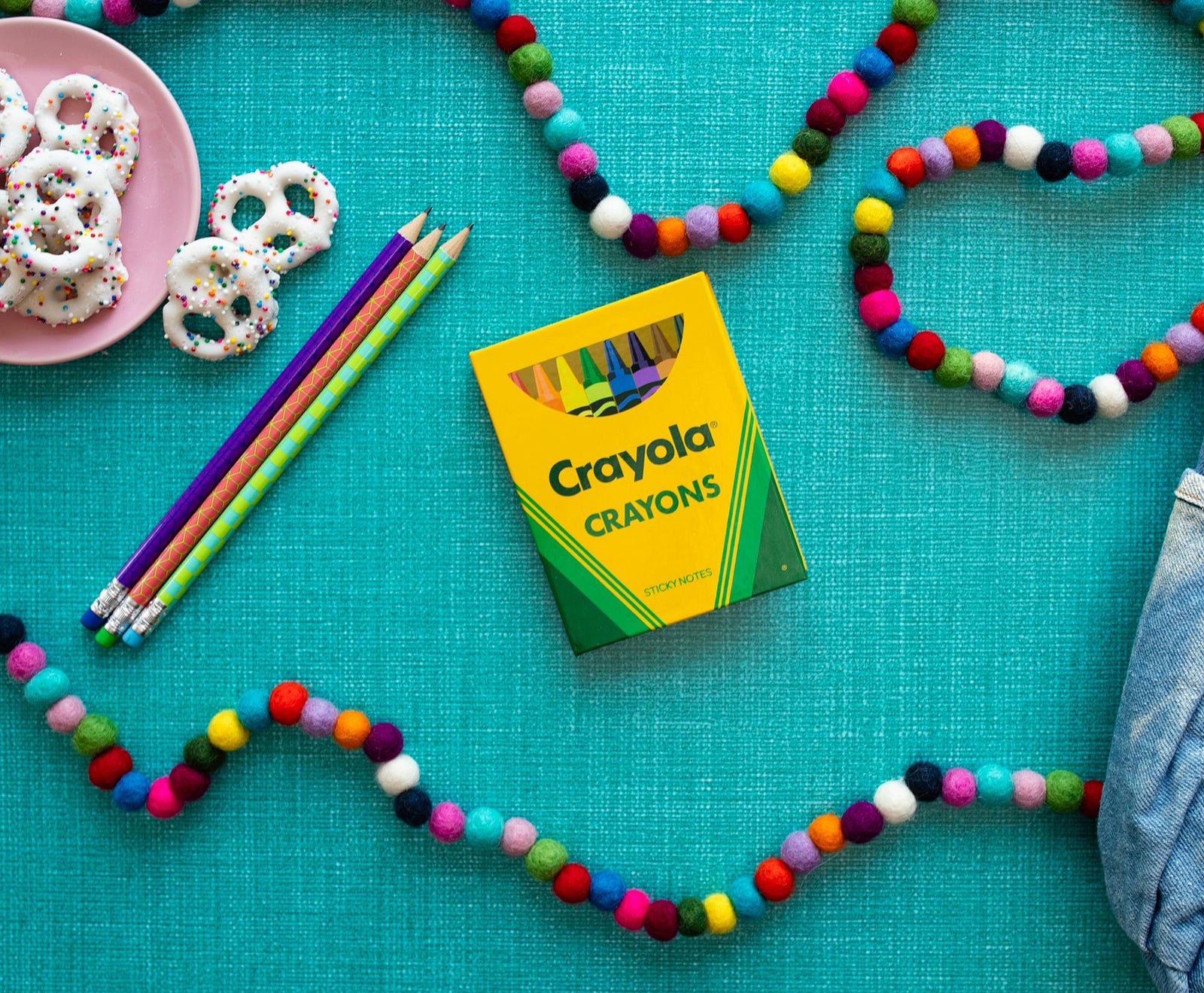 Crayola Crayons Sticky Note and Sticky Tab Box Set | Free Shipping