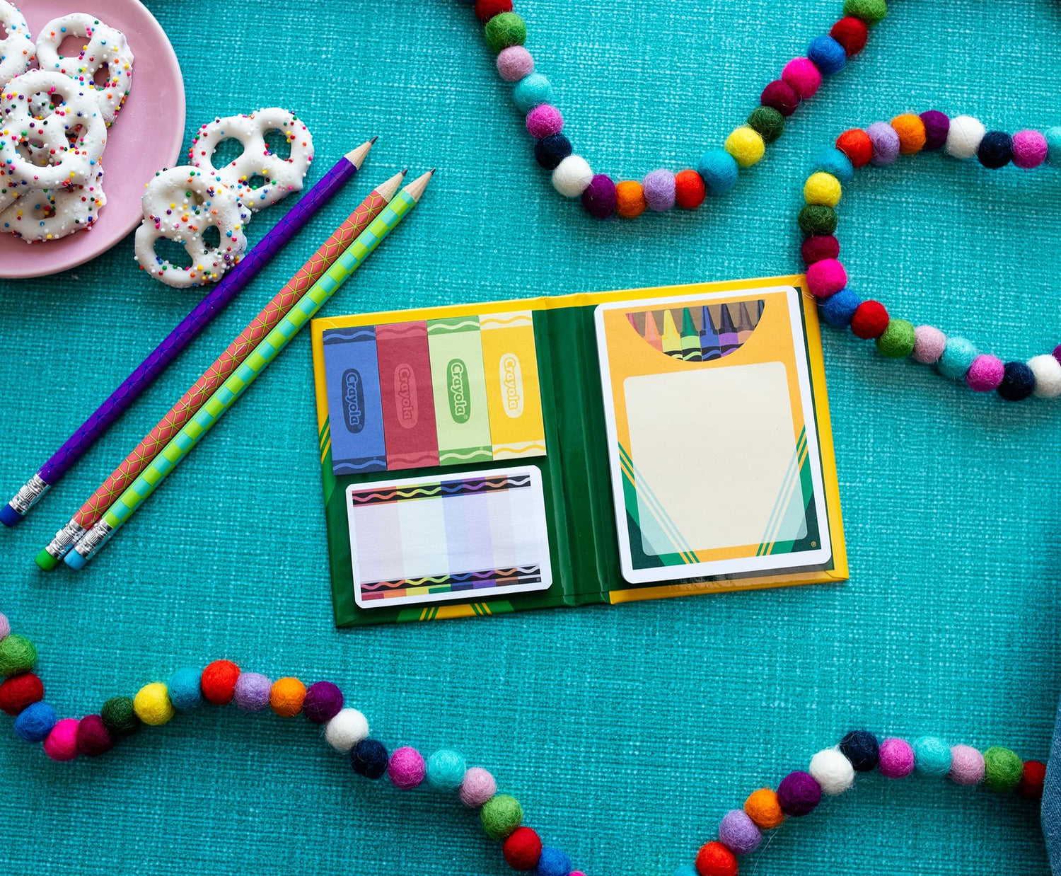 Crayola Crayons Sticky Note and Sticky Tab Box Set | Free Shipping