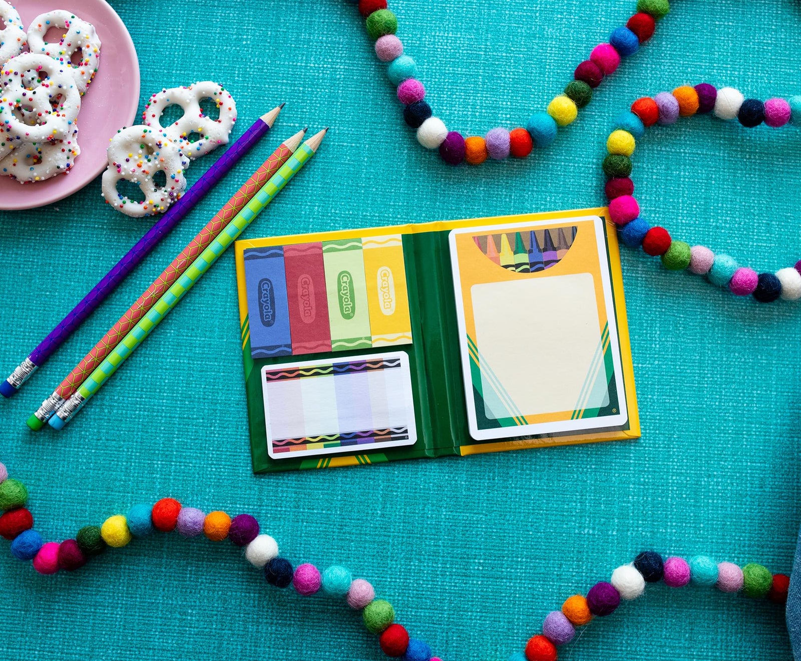 Crayola Crayons Sticky Note and Sticky Tab Box Set | Free Shipping