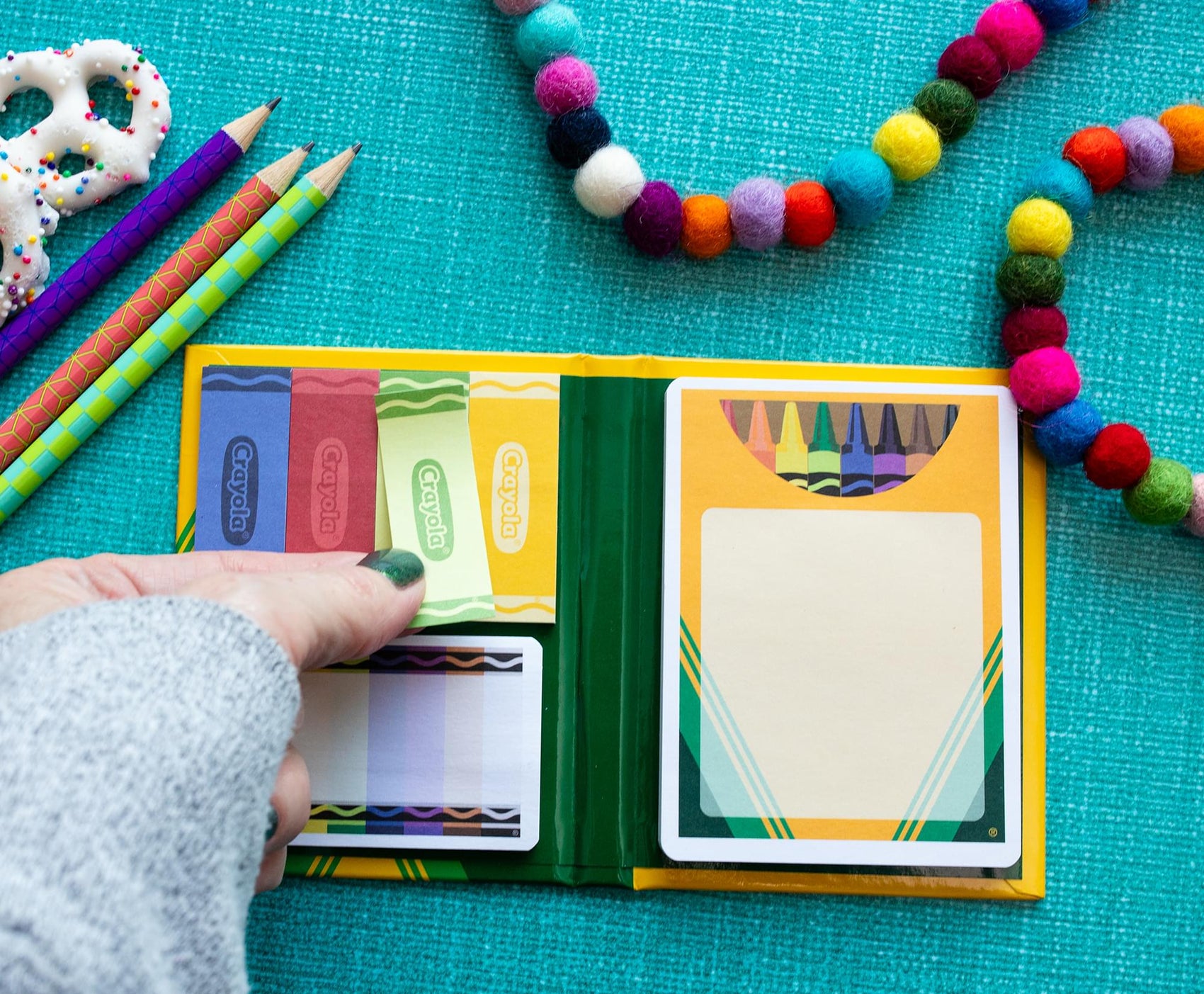 Crayola Crayons Sticky Note and Sticky Tab Box Set | Free Shipping