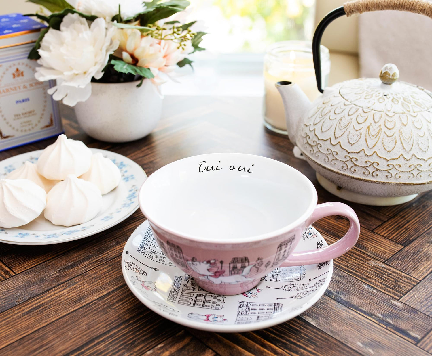 Aristocats Marie 12oz Ceramic Teacup and Saucer | Free Shipping