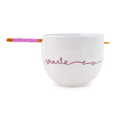 Disney Aristocats 20oz Ramen Bowl with Chopstic | Free Shipping