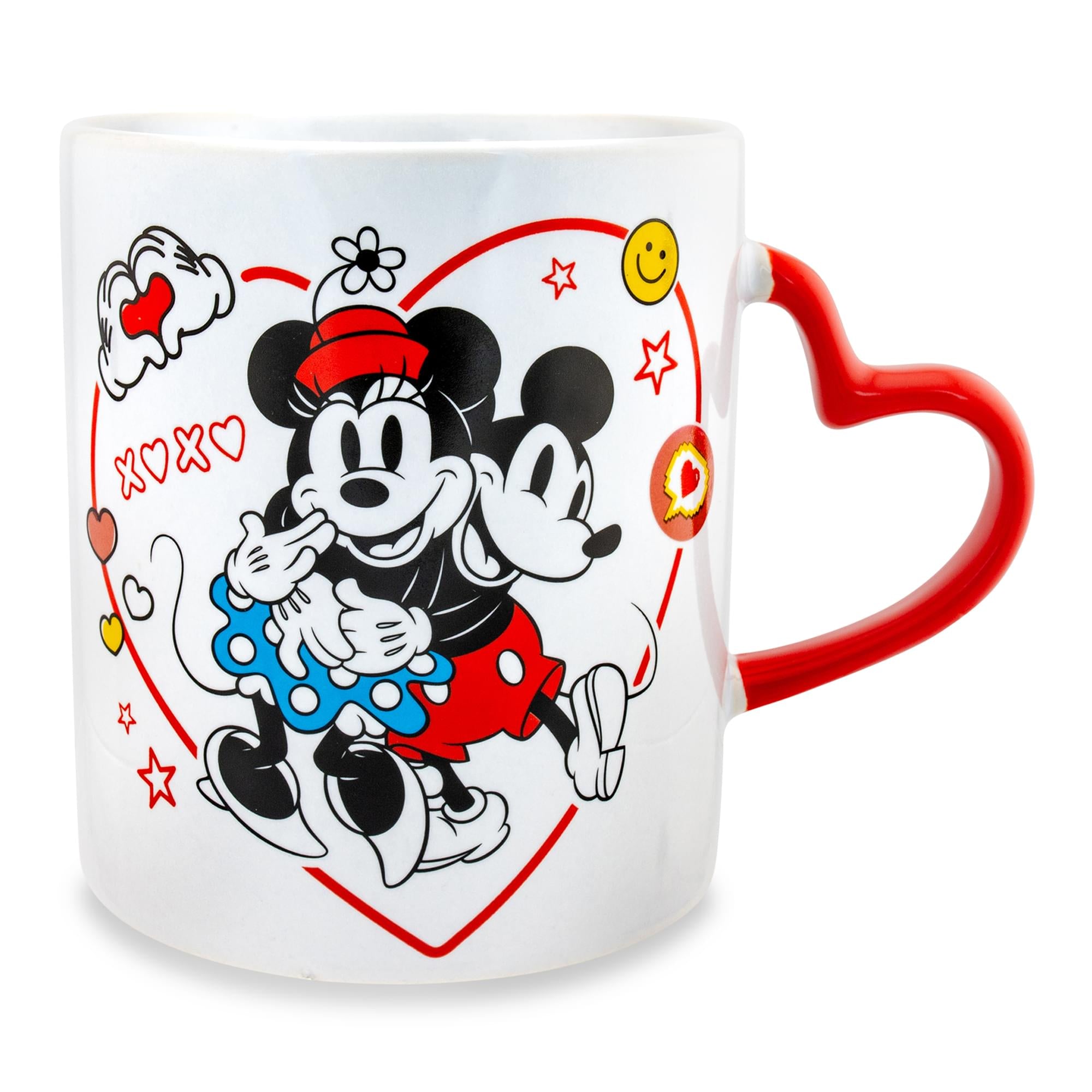 Mickey & Minnie 20oz Mug w/ Sculpted Handle | Free Shipping