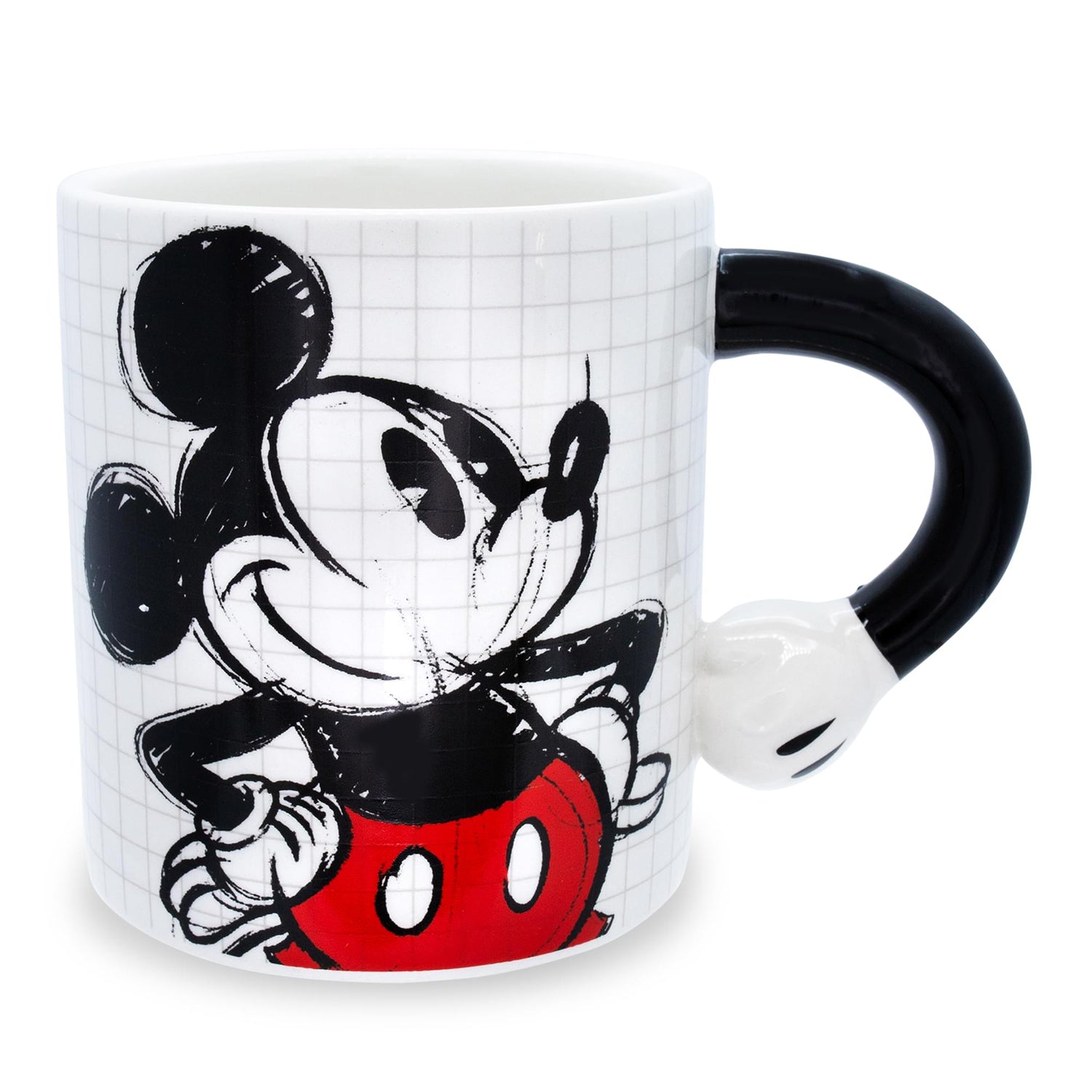 Disney Mickey Mouse 20oz Mug with Sculpted Handle | Free Shipping