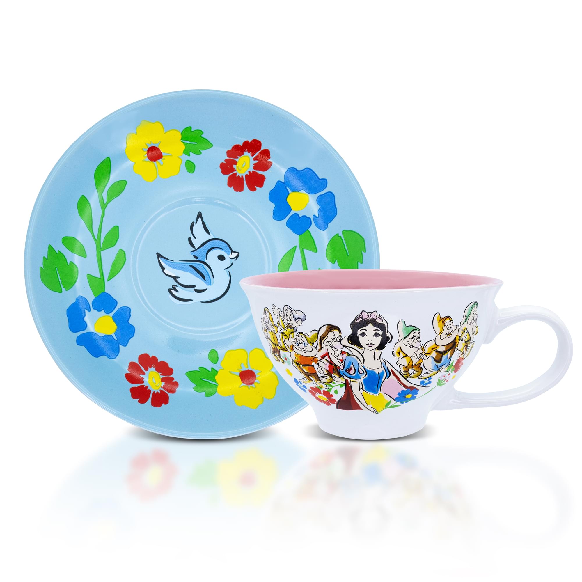Snow White Wishing 12oz Tea Cup and Saucer | Free Shipping