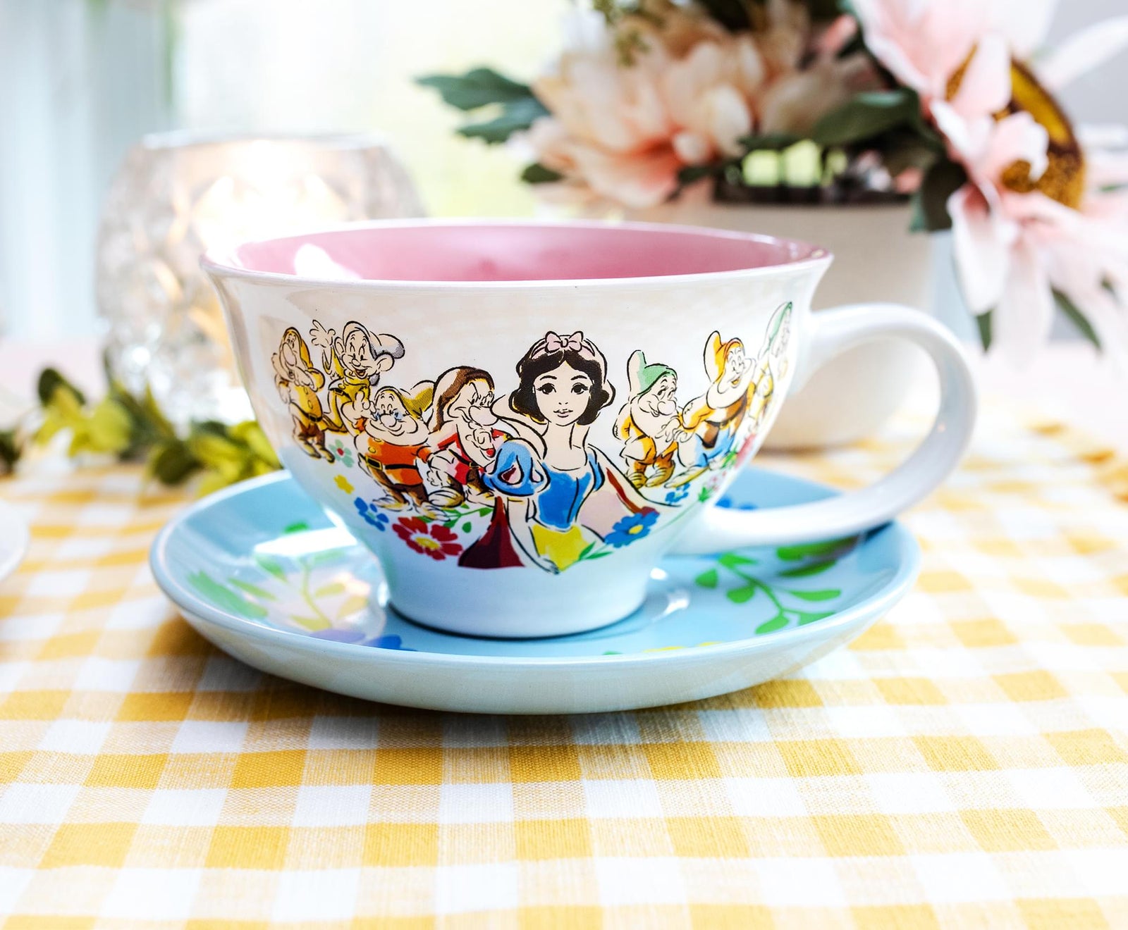 Snow White Wishing 12oz Tea Cup and Saucer | Free Shipping