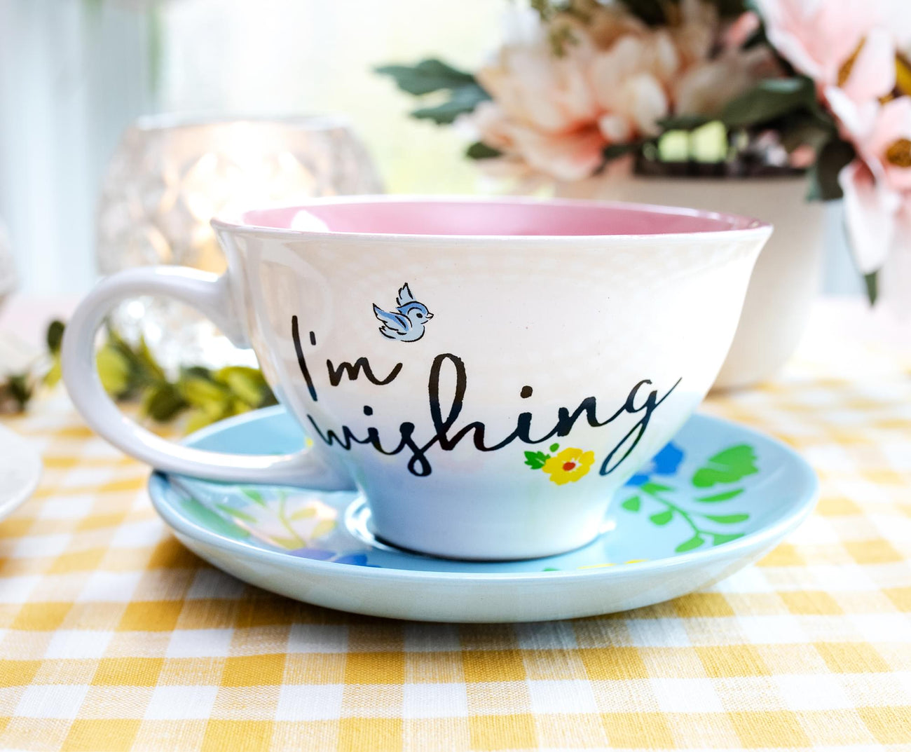 Snow White Wishing 12oz Tea Cup and Saucer | Free Shipping