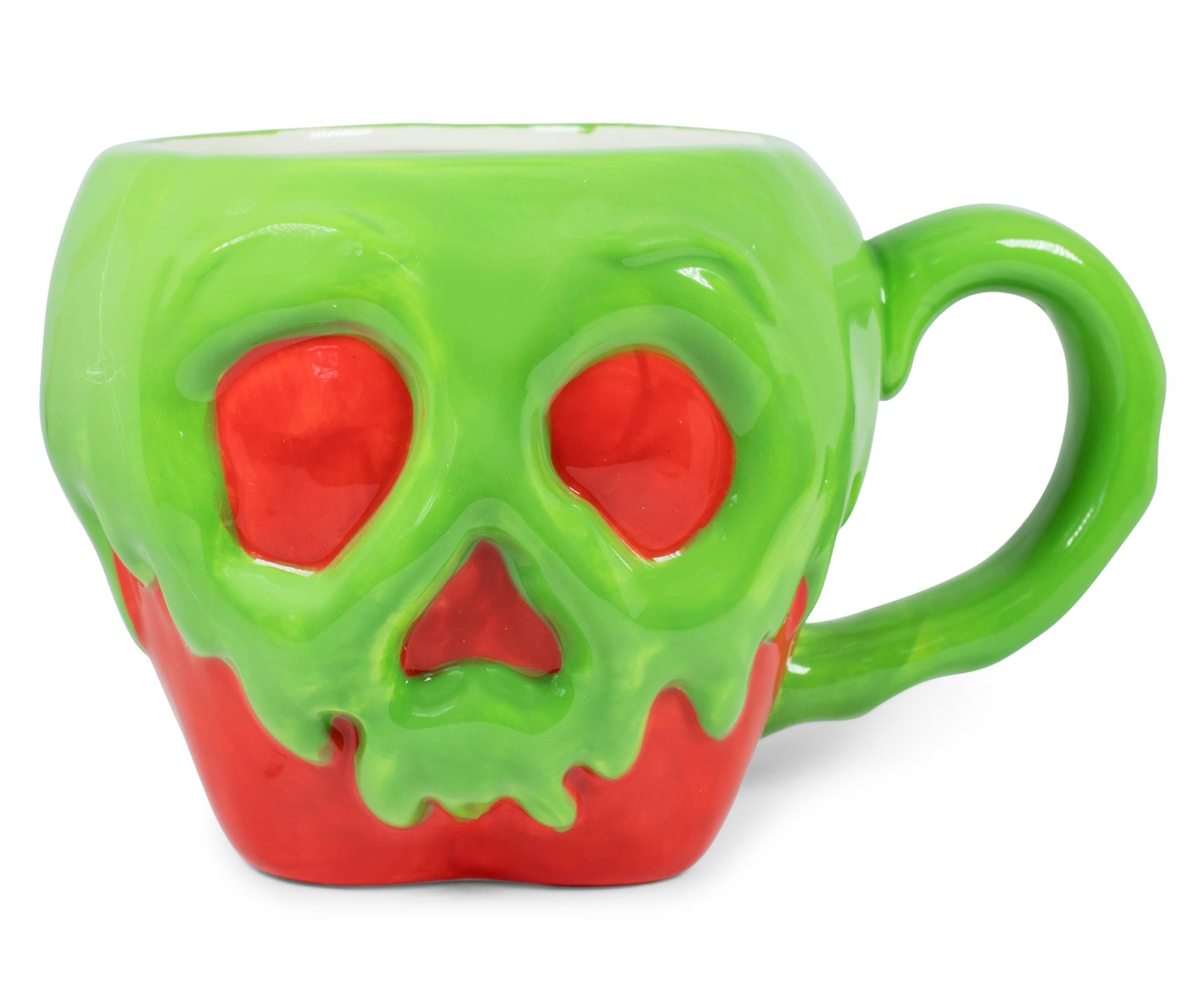 Disney Poison Apple Sculpted 20 Ounce Cermaic Mug | Free Shipping