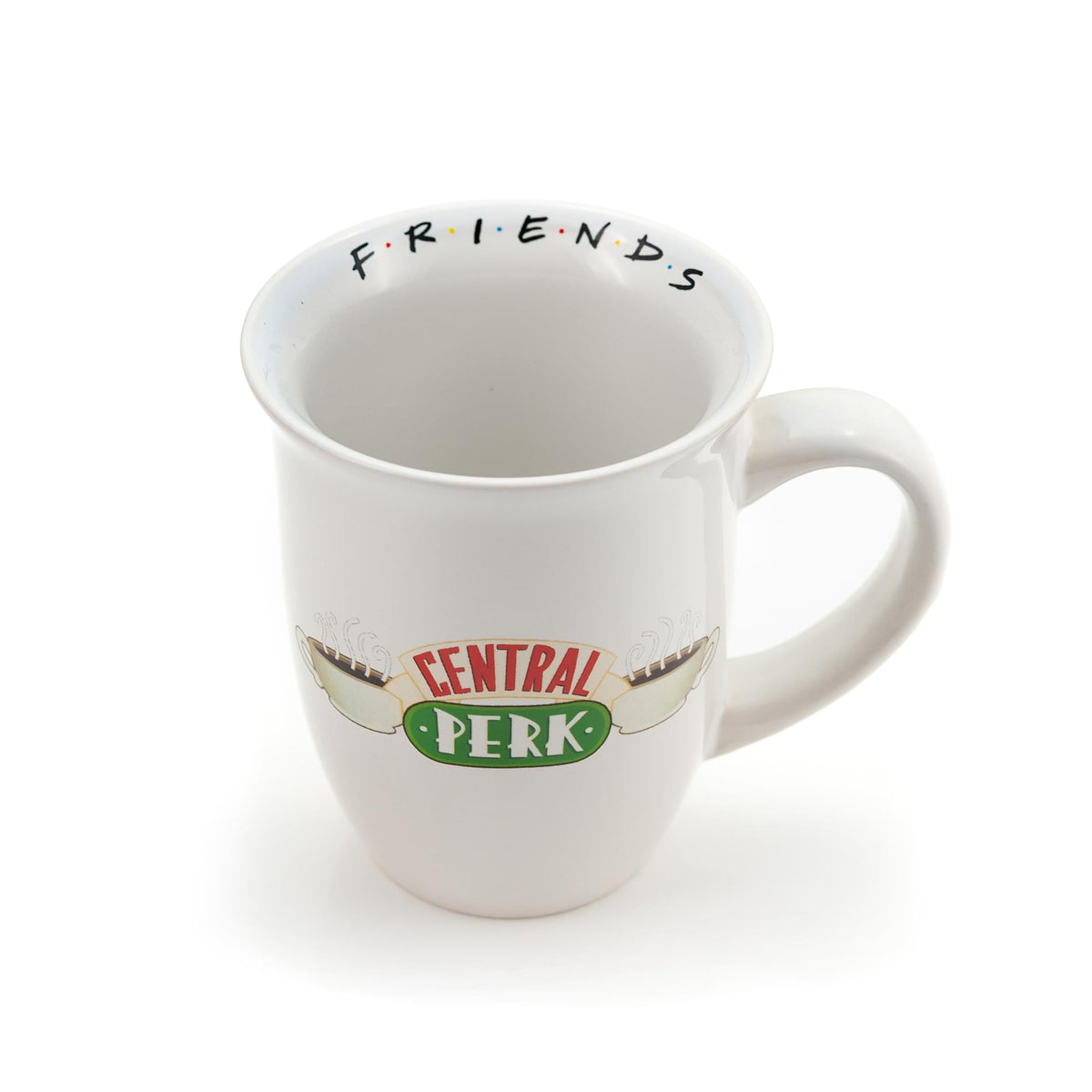 Friends Central Perk Ceramic 16oz White Wide Rim Ceramic Mug | Free Sh