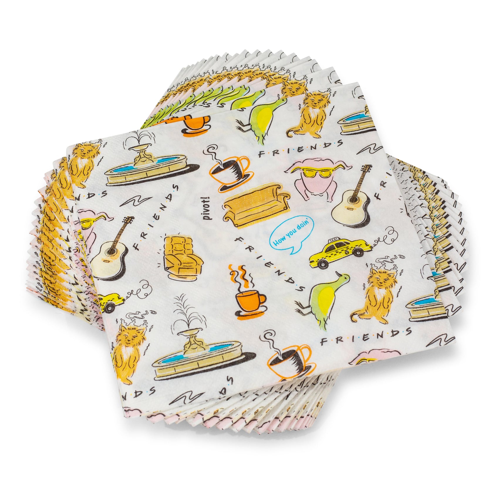 Friends Central Perk Logo 60-Piece Paper Party Pack | Free Shipping