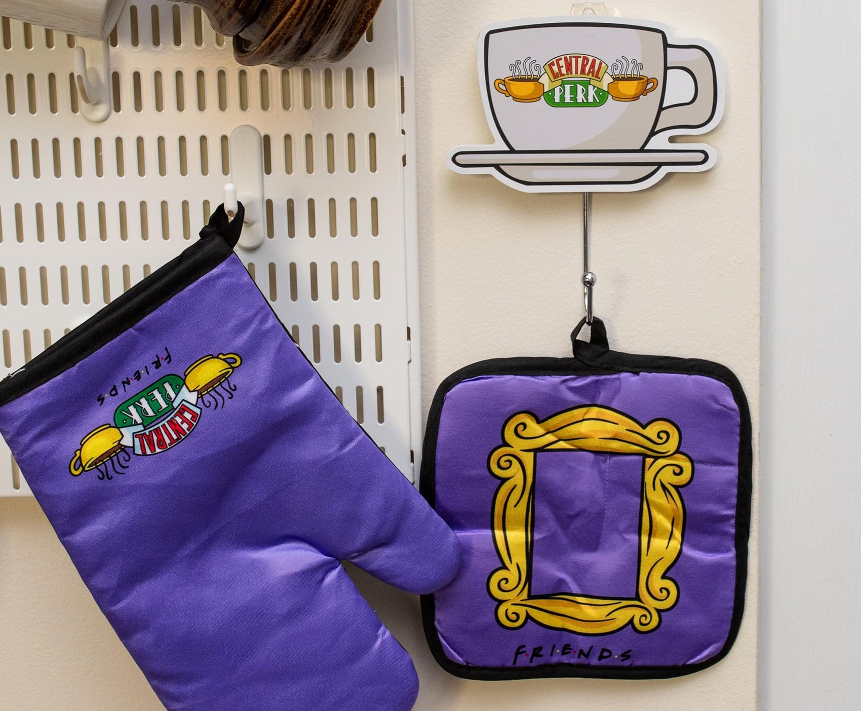 Friends Icons Die-Cut Wall Hooks | Set of 3 | Free Shipping